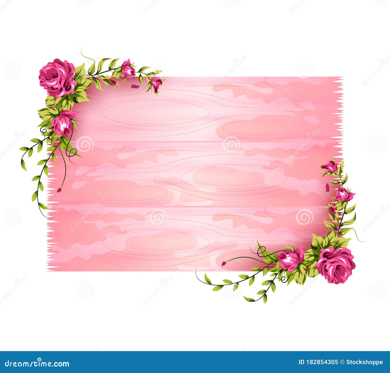 Spring Fresh Flower in Floral Banner Poster Background Stock ...