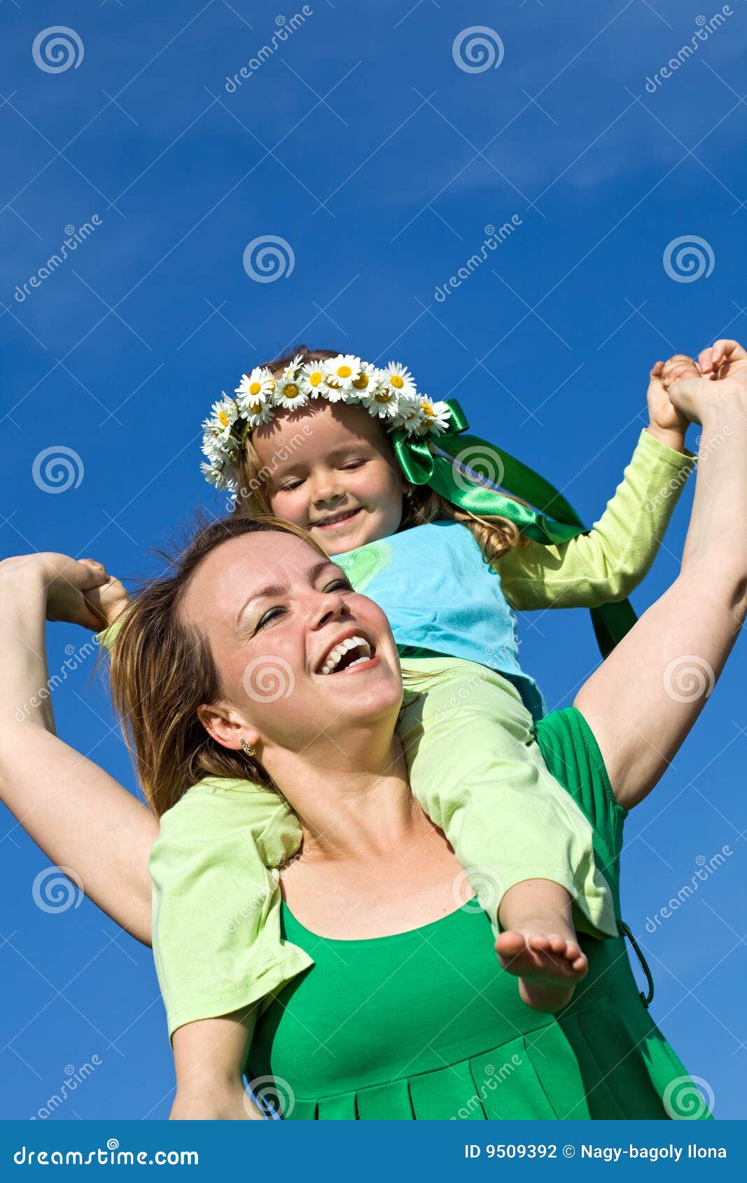 Spring fun outdoors stock photo. Image of daughter, color - 9509392