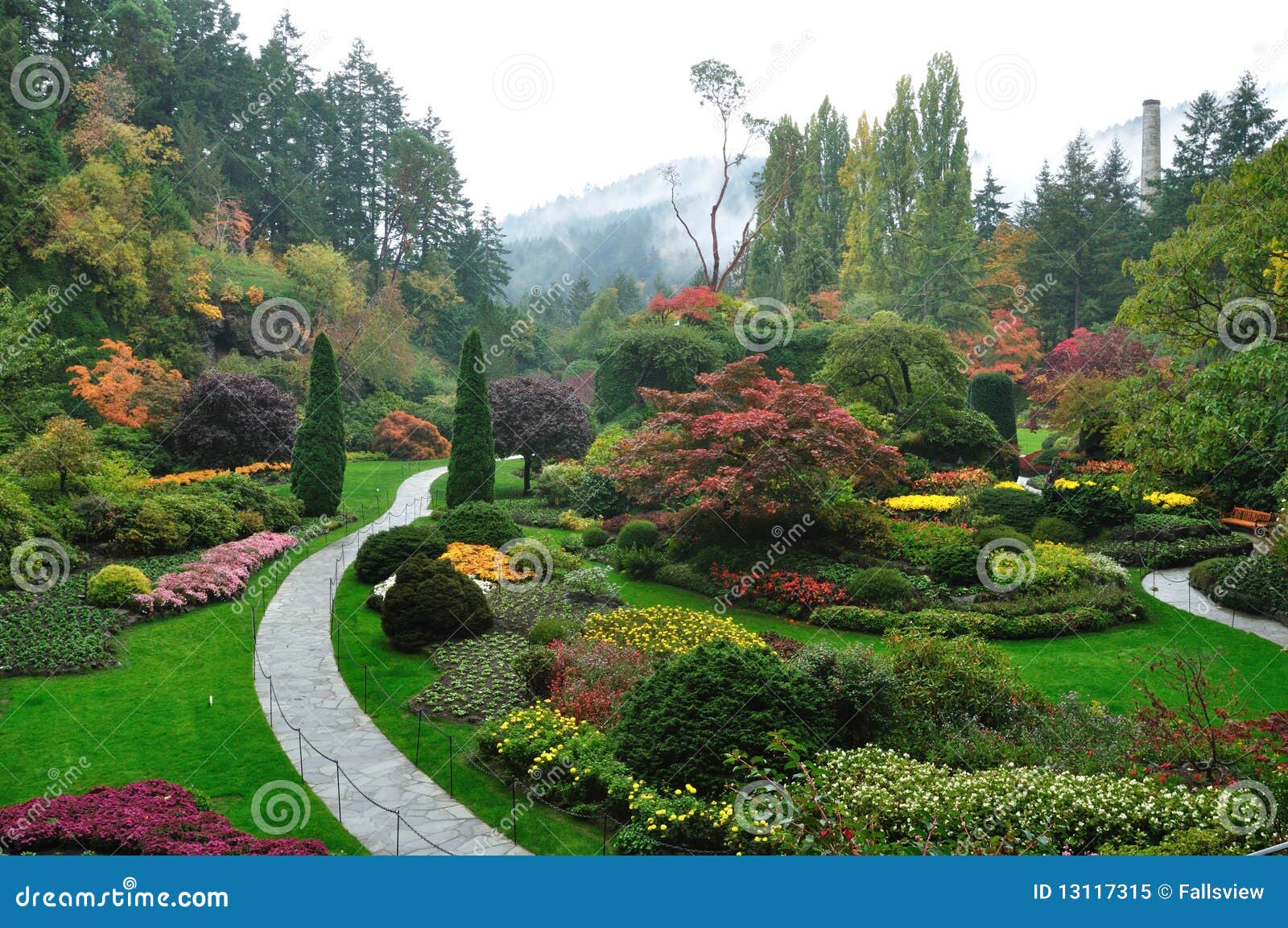 Spring garden stock image. Image of famous, beautiful - 13117315