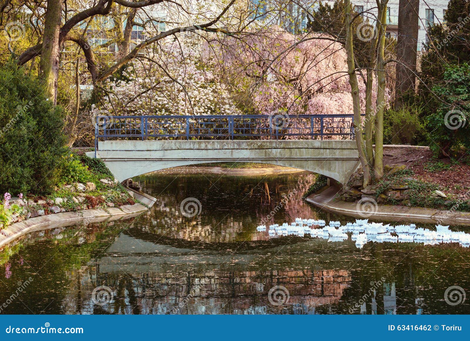Spring in the garden stock photo. Image of impressionism - 63416462