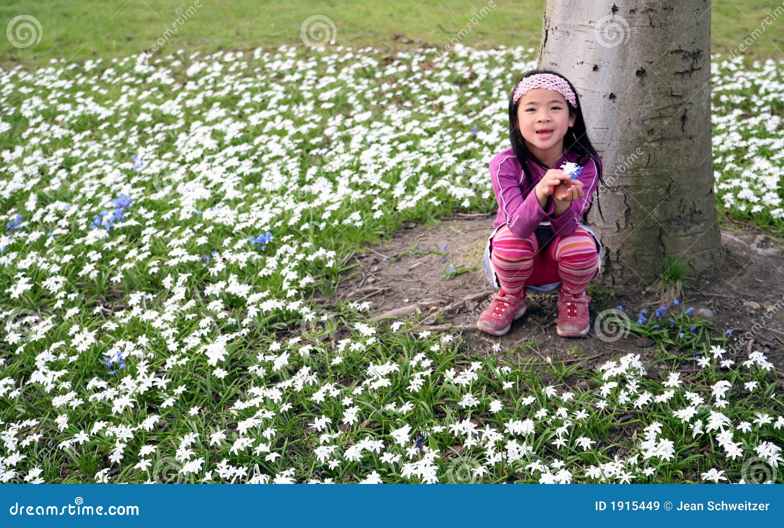Spring girl stock image. Image of familly, closeup, game - 1915449