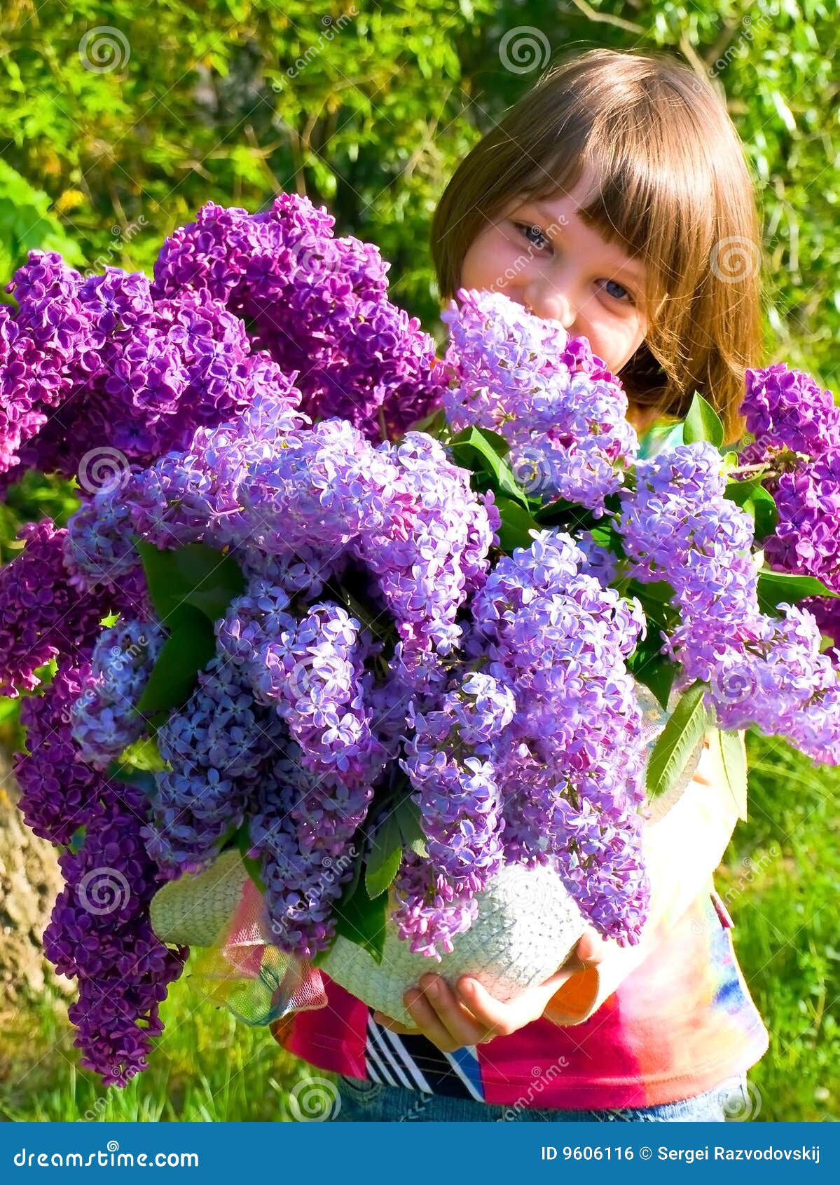 Spring girl stock photo. Image of flower, serenity, dream - 9606116