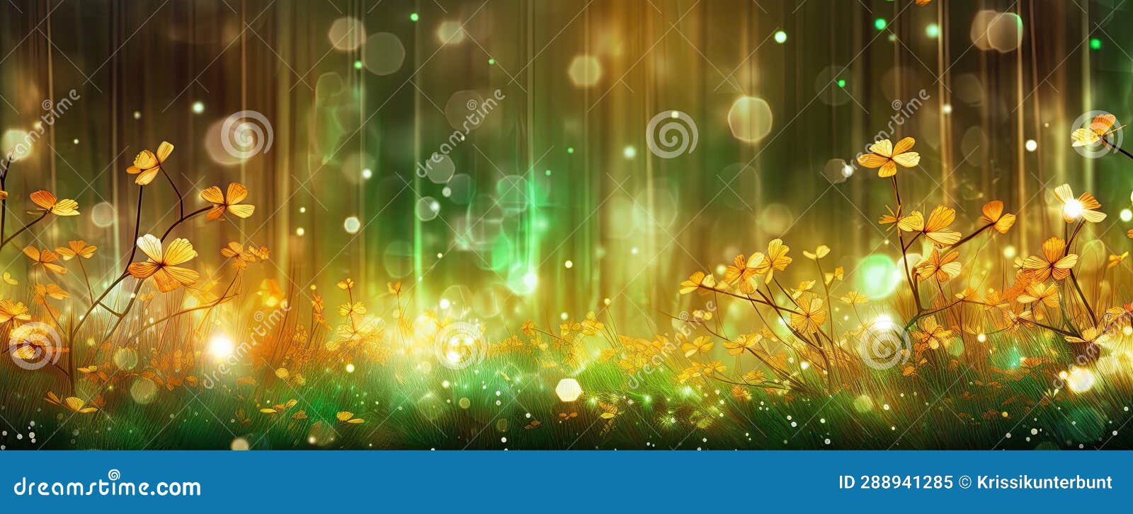 Spring Glitter Flower Background Stock Illustration - Illustration of ...