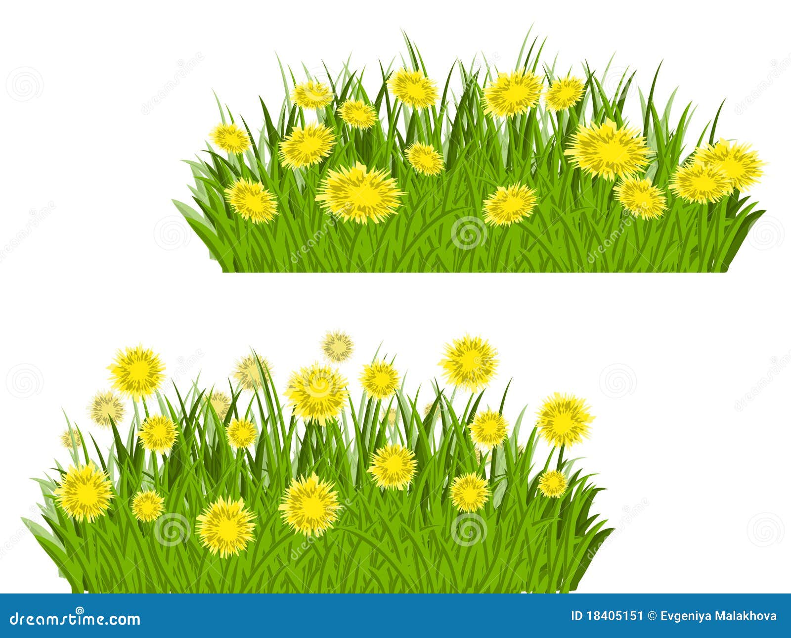 Spring grass stock vector. Illustration of growth, field - 18405151