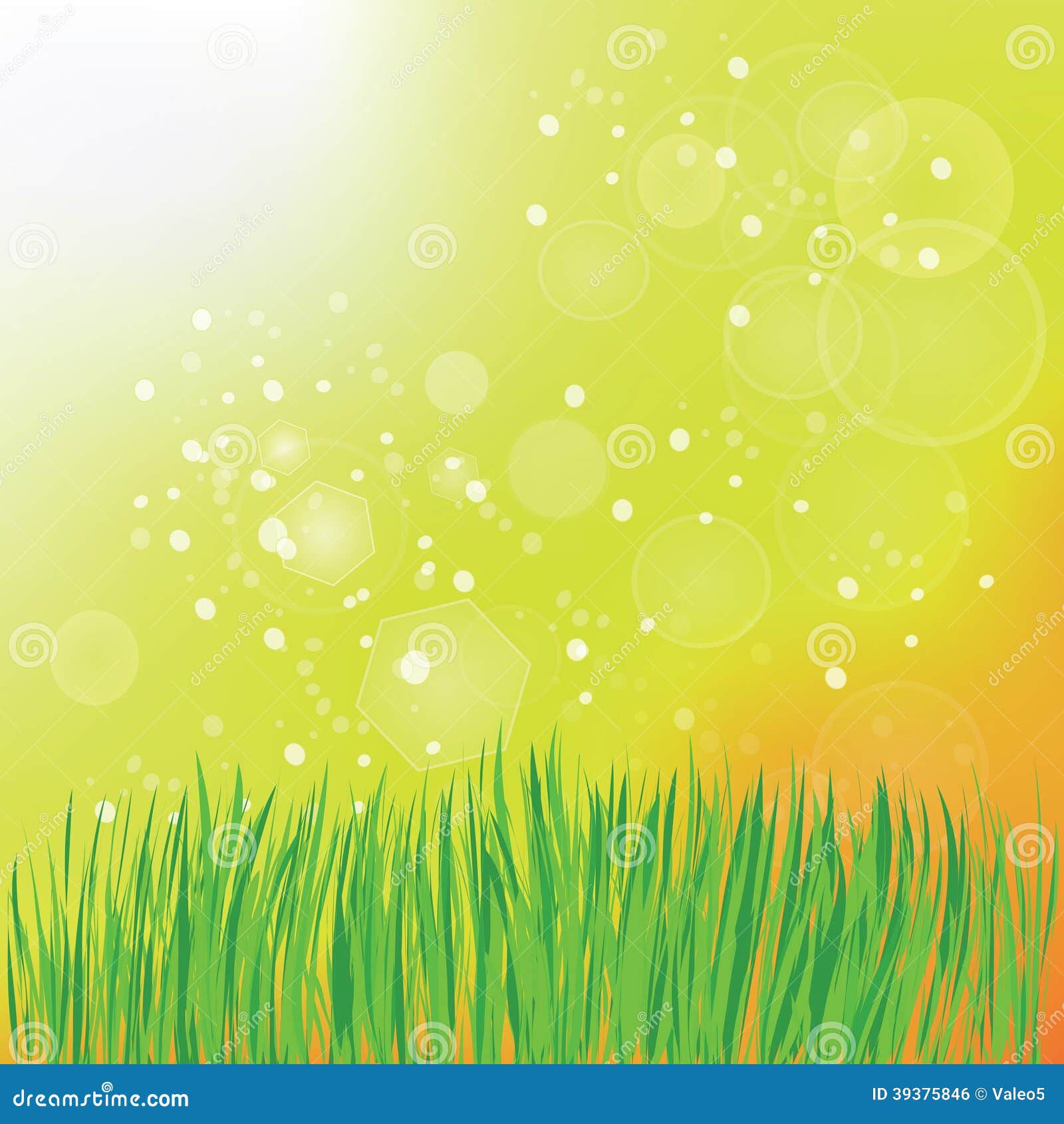 Spring grass stock vector. Illustration of effect, landscape - 39375846
