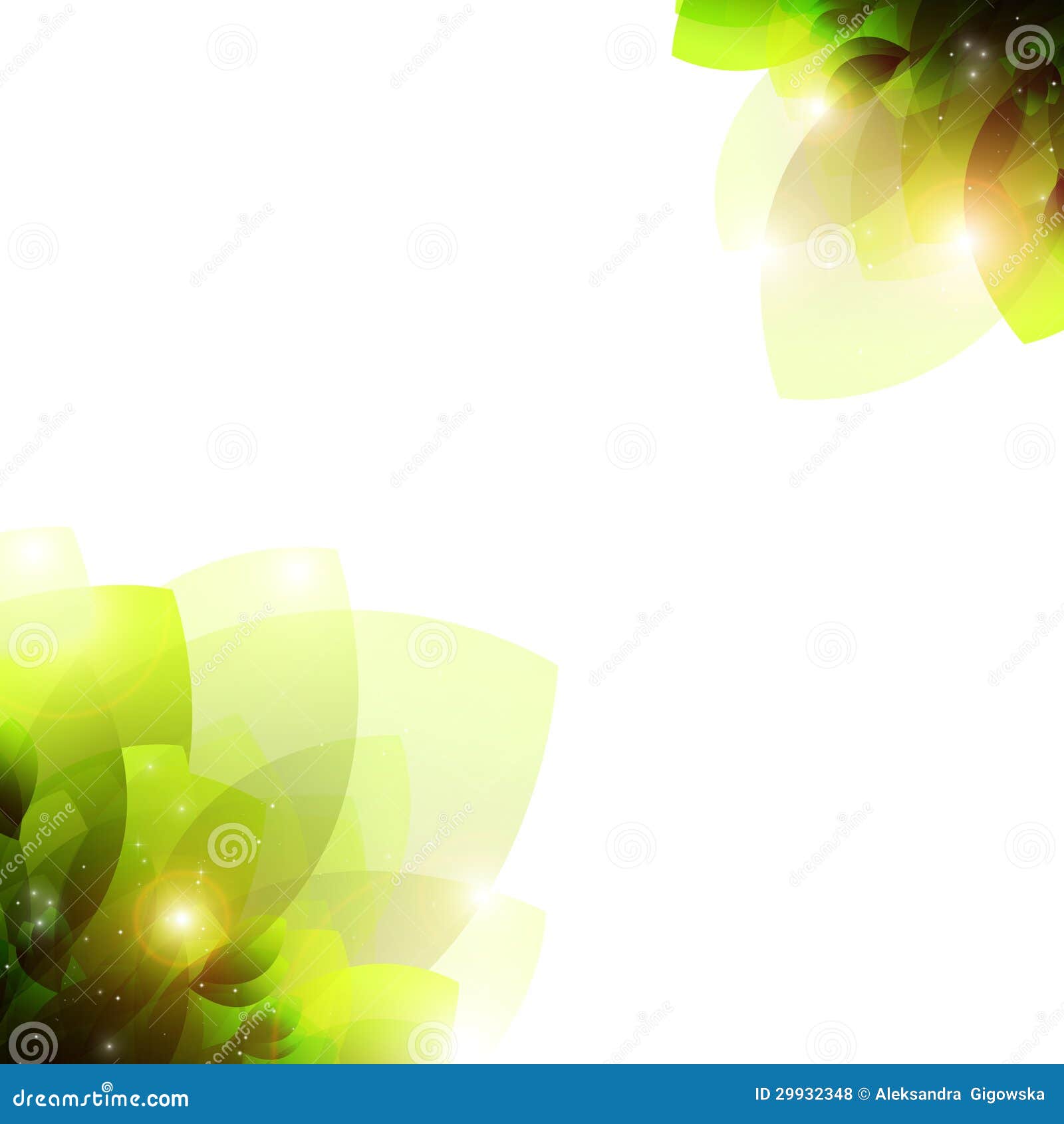 Spring Green Abstract Background Stock Illustration - Illustration of ...