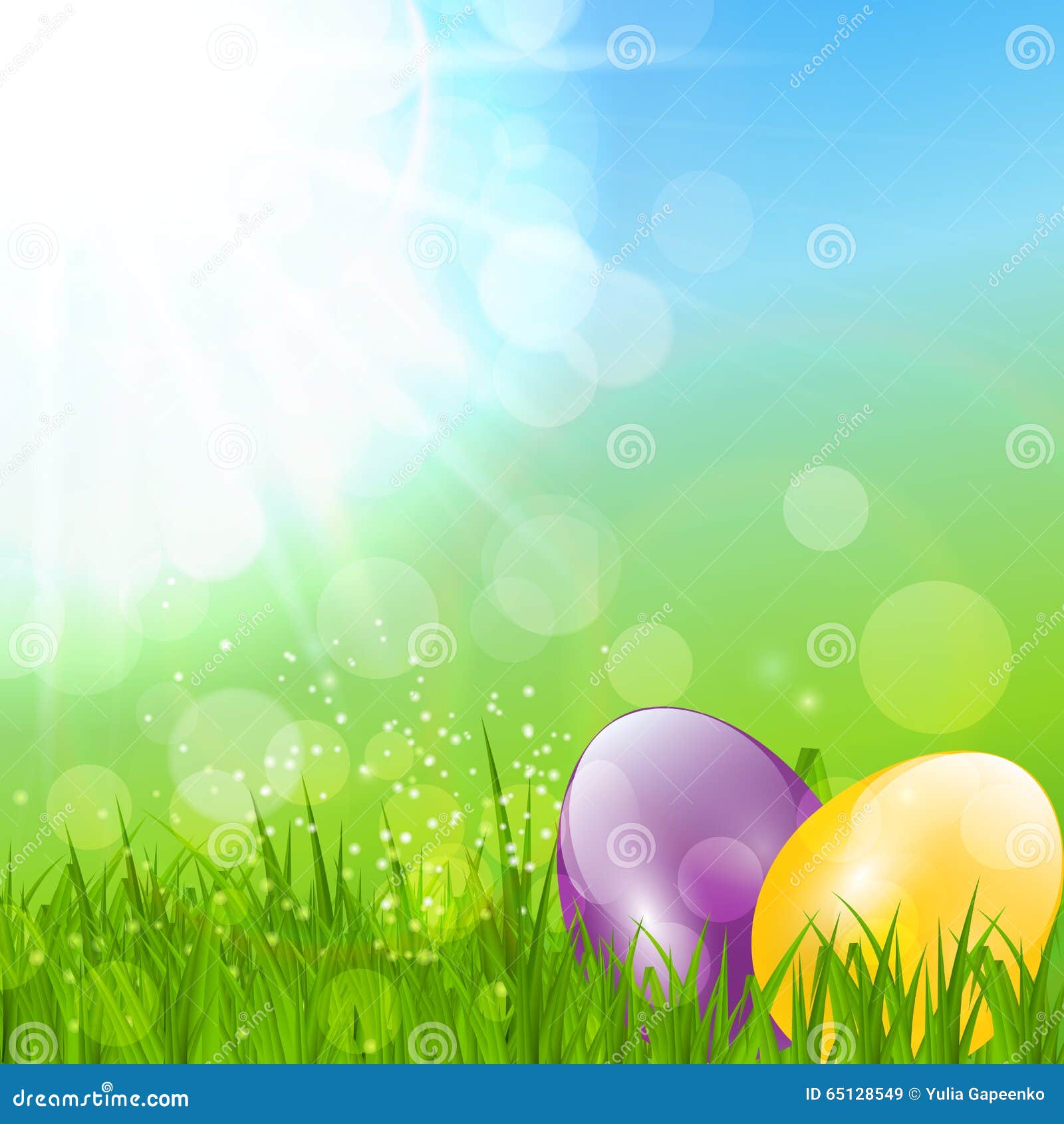 Spring Green Background. Vector Illustration Stock Vector ...