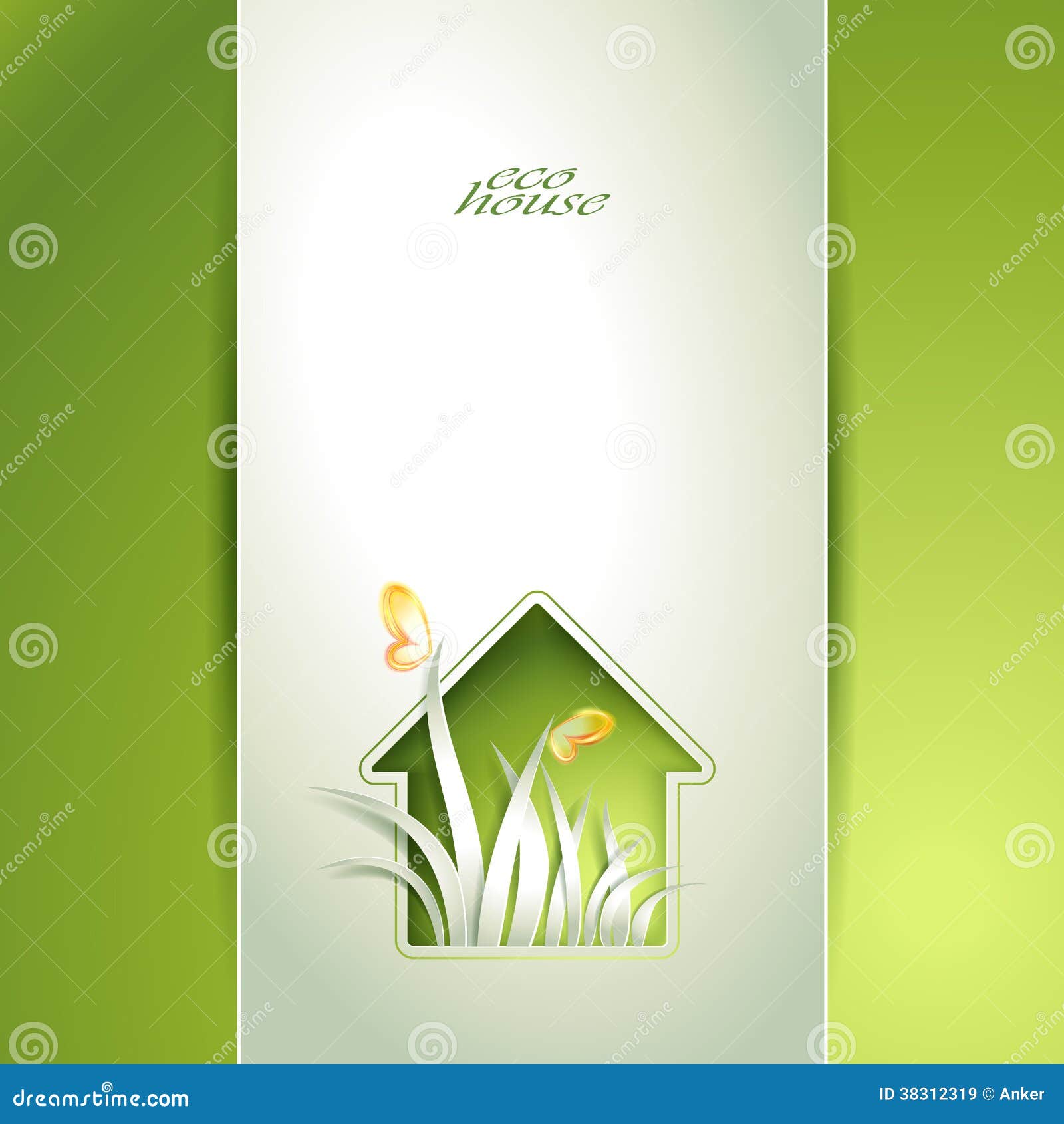 House Invitation Card Vector Illustration | CartoonDealer.com #76862296