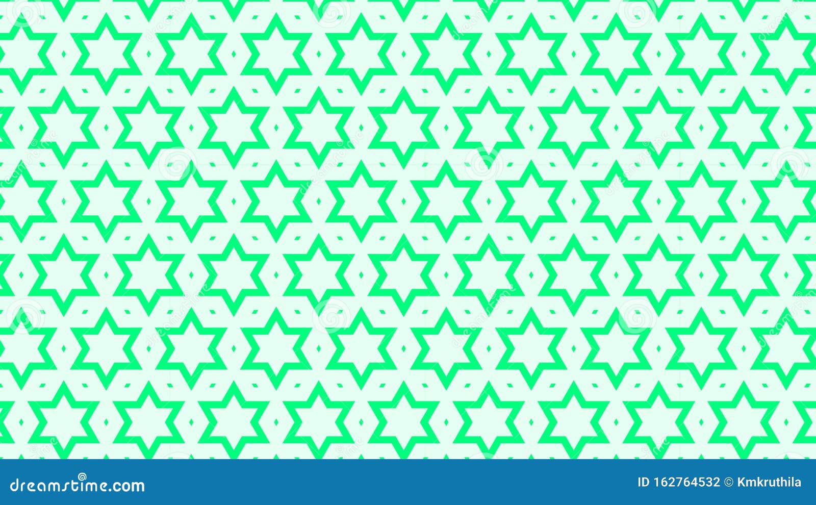 Spring Green Seamless Star Pattern Image Stock Vector - Illustration of ...