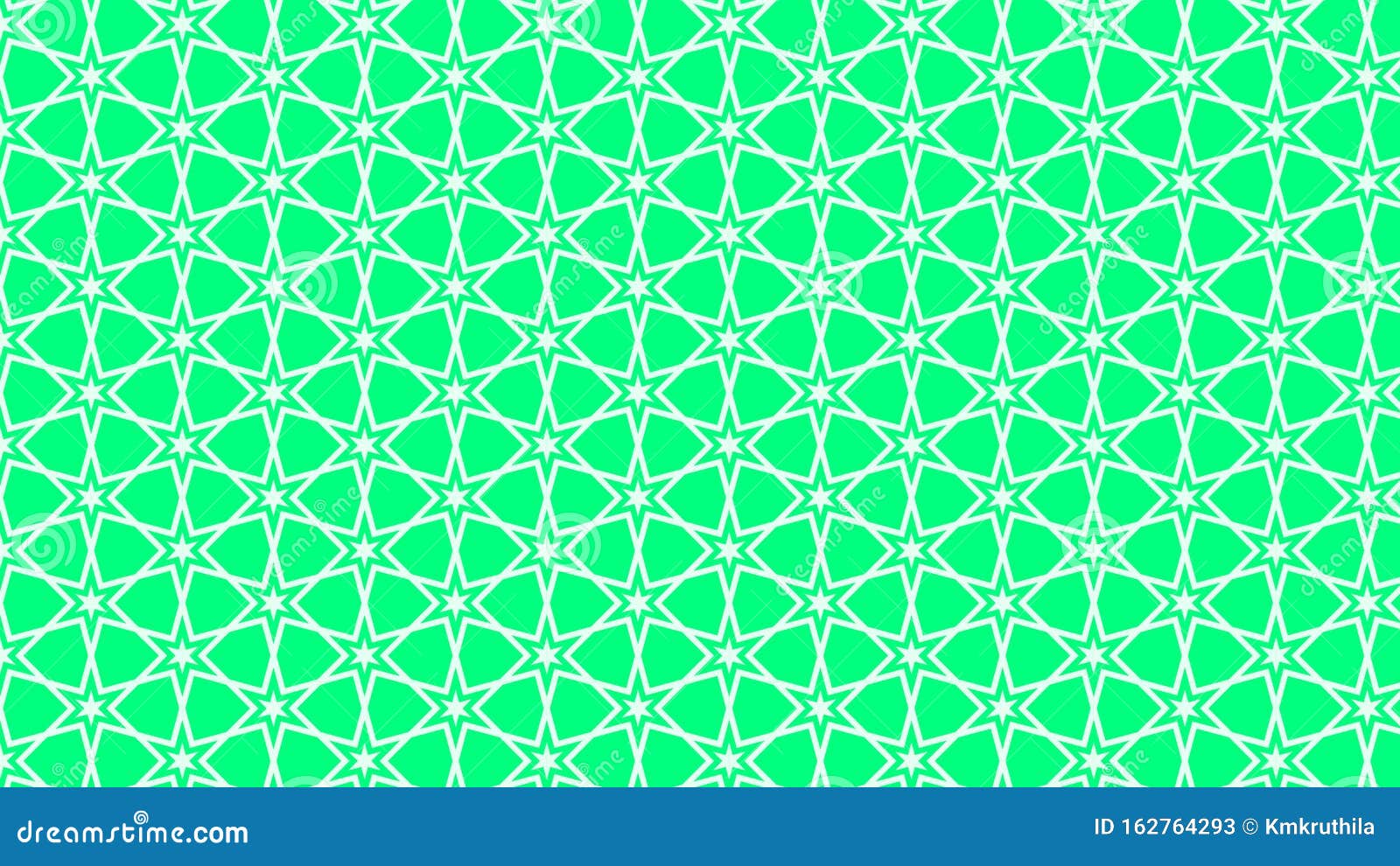 Spring Green Star Pattern Background Vector Image Stock Vector ...