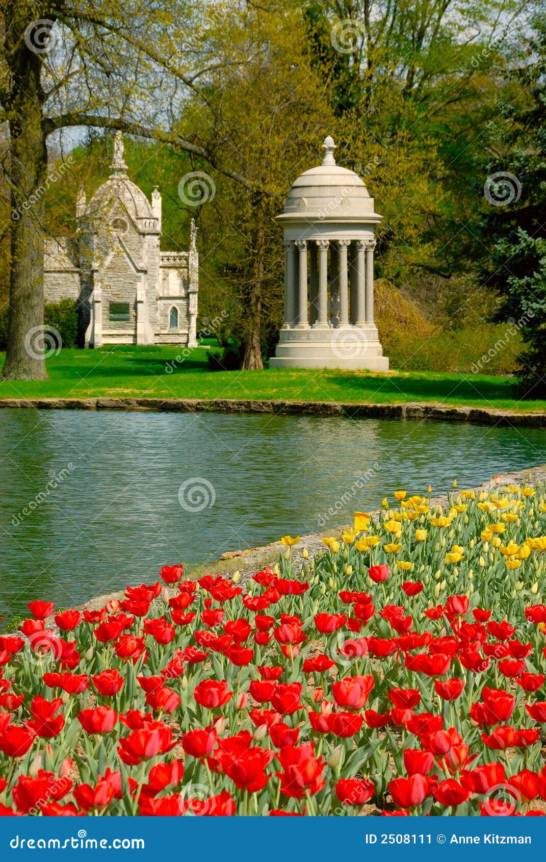 Spring Grove Cemetery stock image. Image of colorful, beautiful - 2508111