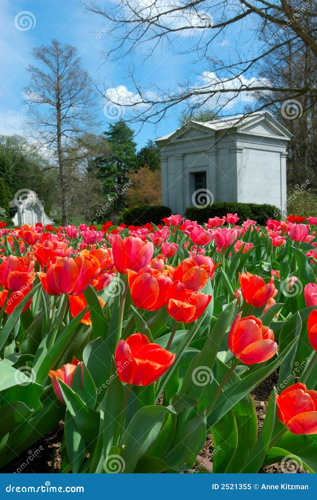Spring Grove Cemetery stock image. Image of serene, nature - 2521355