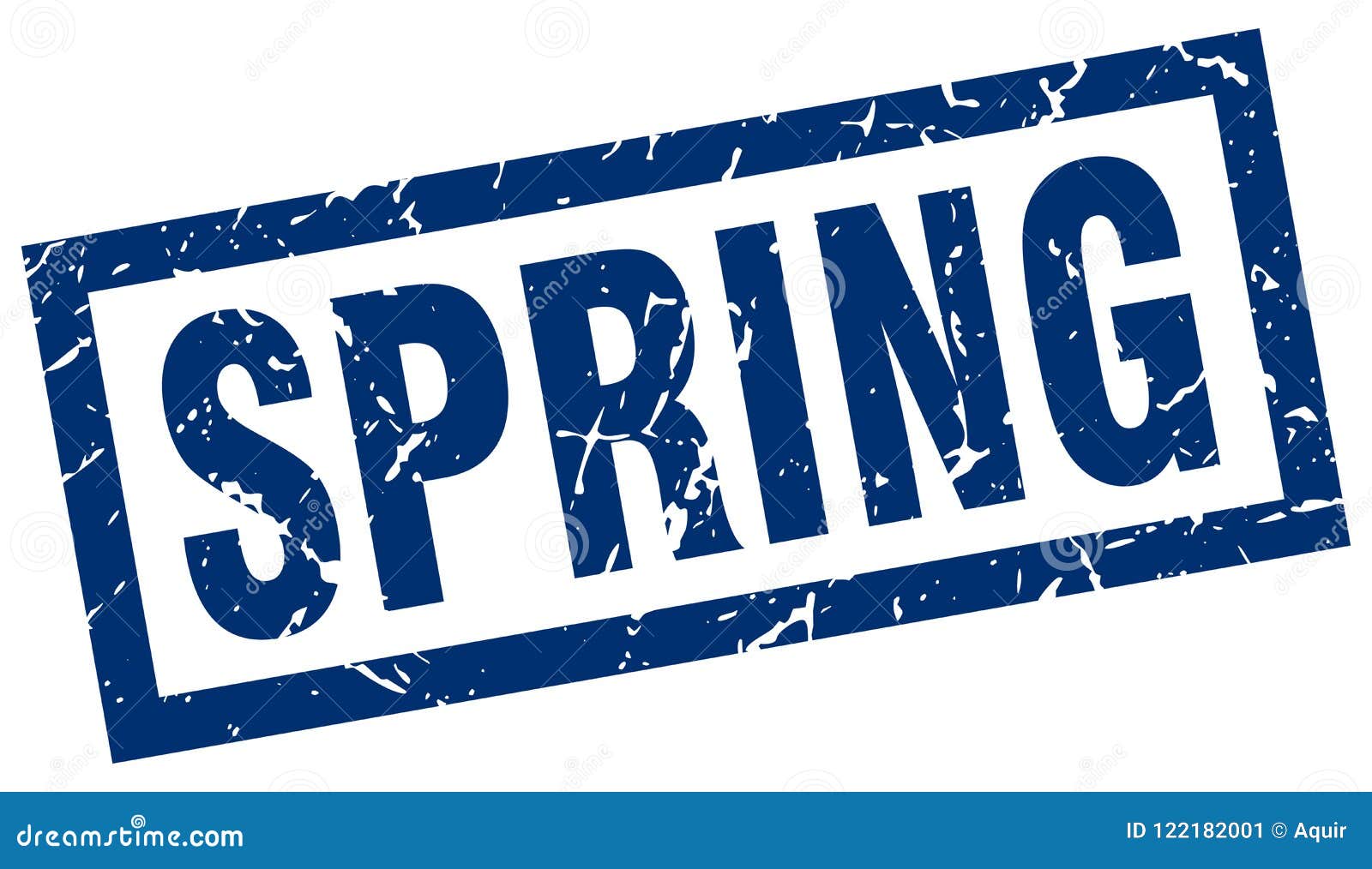 Spring stamp stock vector. Illustration of sign, label - 122182001