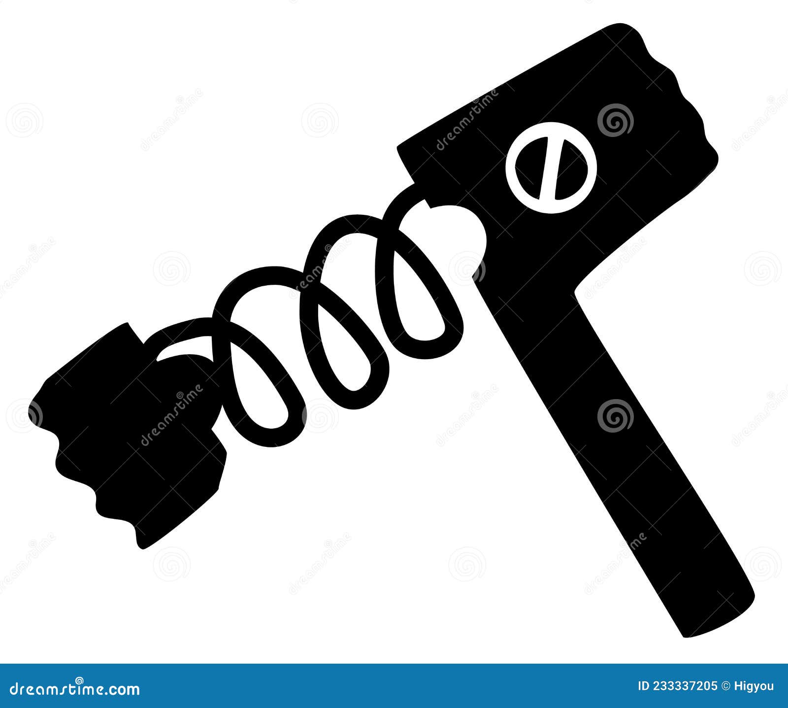 Spring Hammer Stencil stock vector. Illustration of element - 233337205