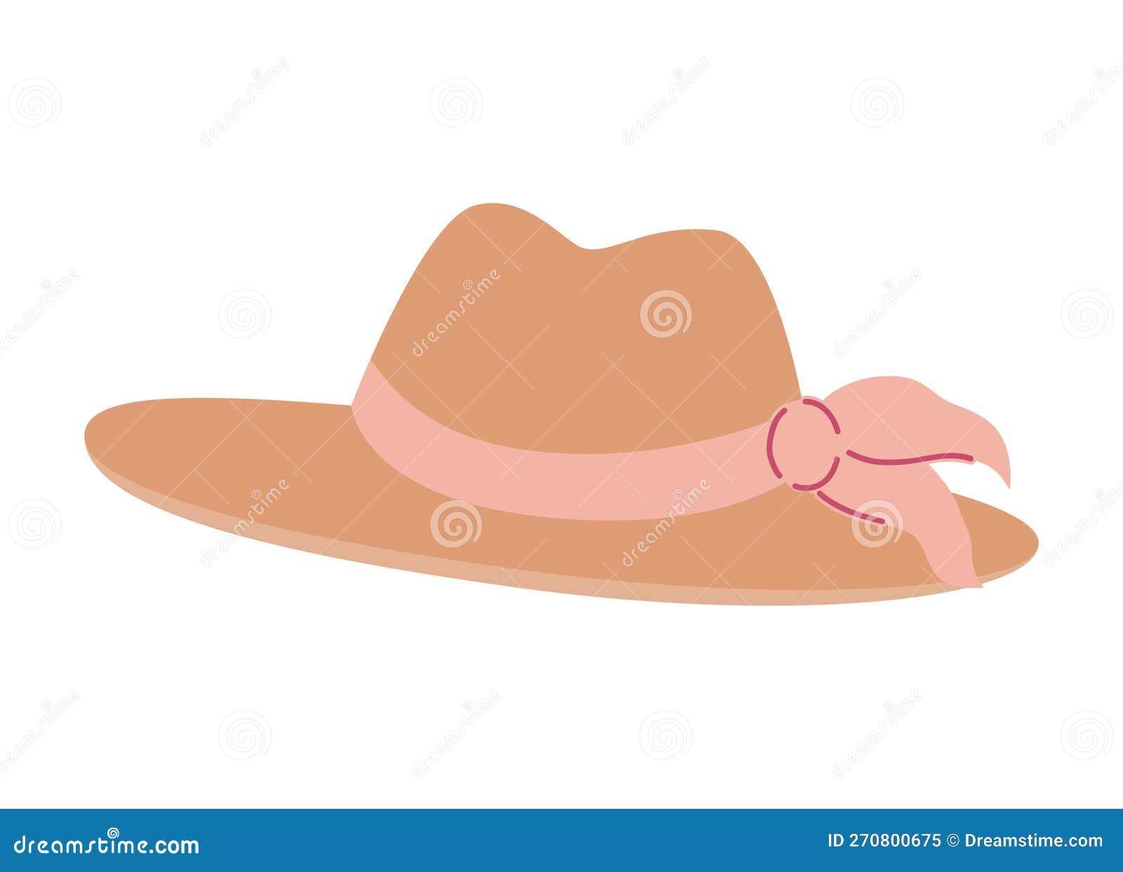 Spring hat design stock vector. Illustration of design - 270800675