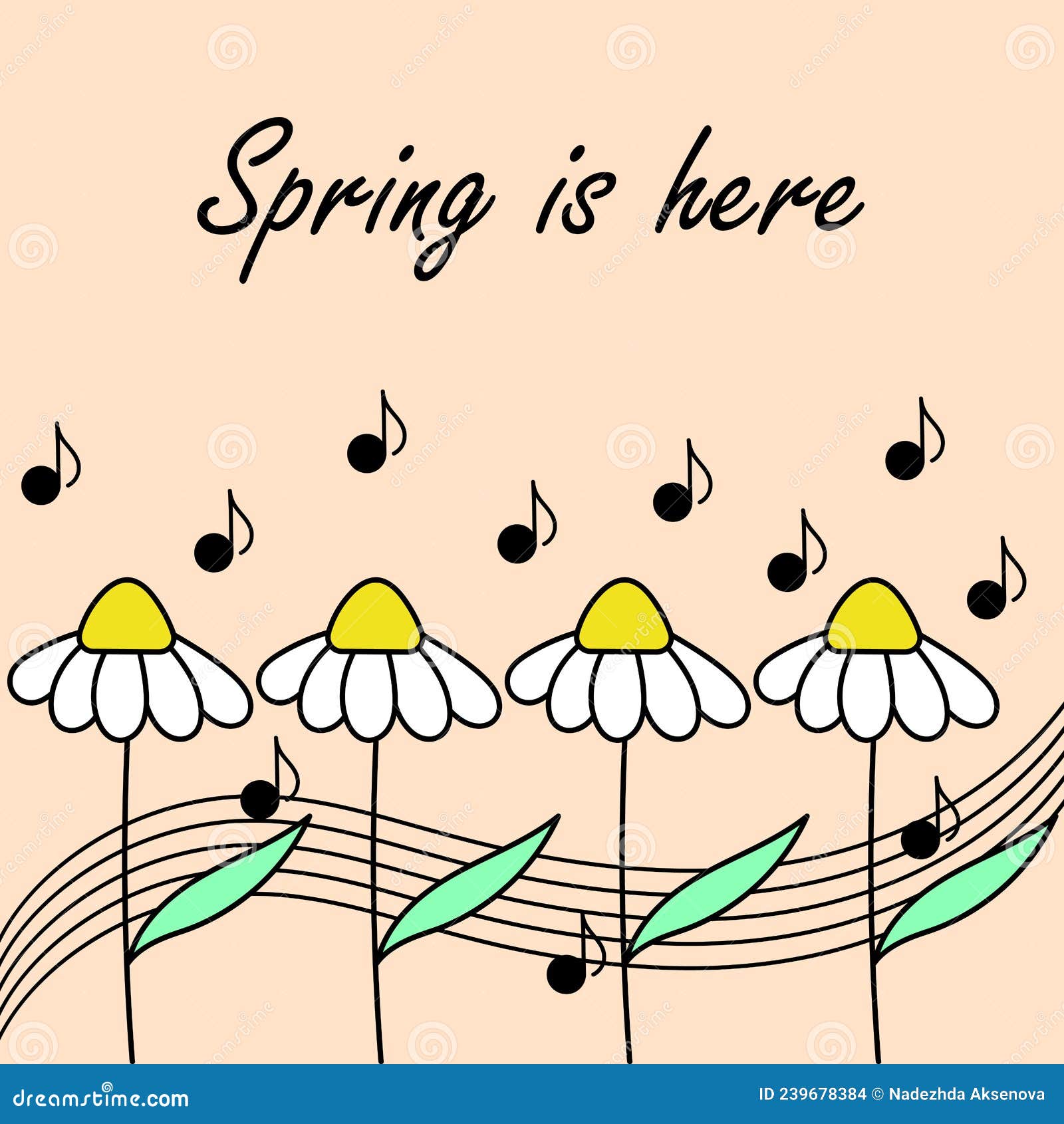 Spring Is Here Clipart