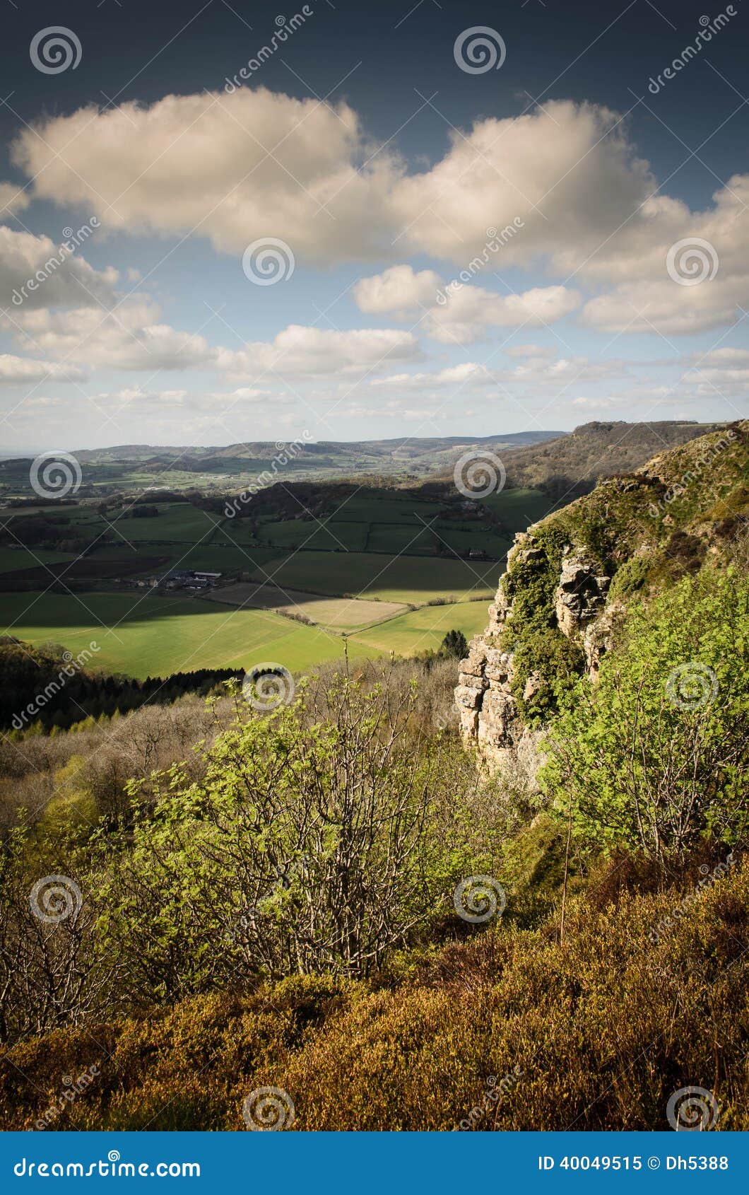 Spring Hillside stock image. Image of cliff, bank, nature - 40049515