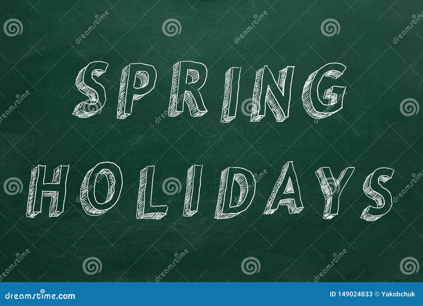 Spring holidays stock image. Image of drawn, chalk, elementary - 149024833