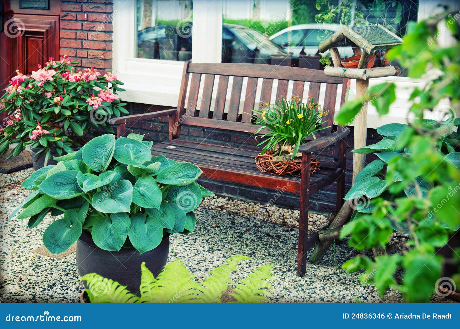 Spring home yard stock photo. Image of household, spring - 24836346