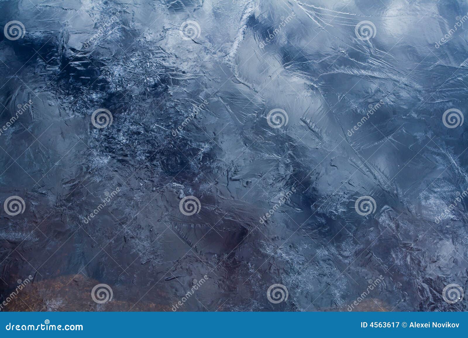 Spring ice background stock image. Image of fractal, freezing - 4563617