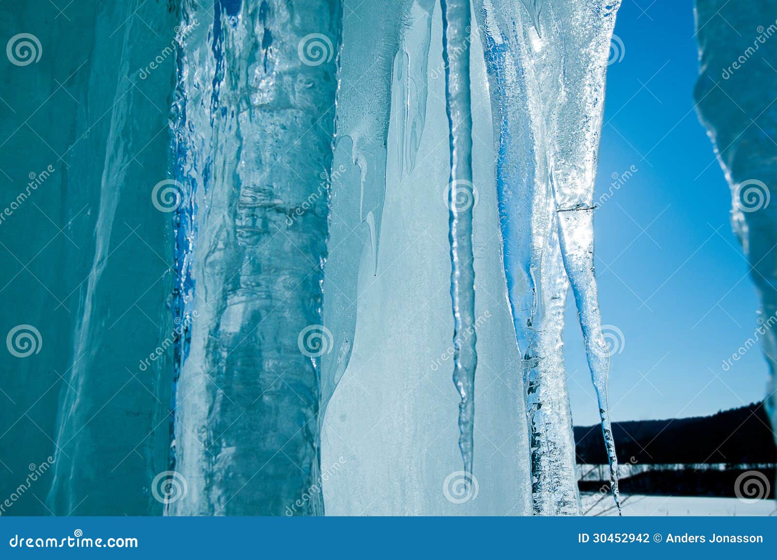 Spring ice stock photo. Image of light, heat, glacier - 30452942