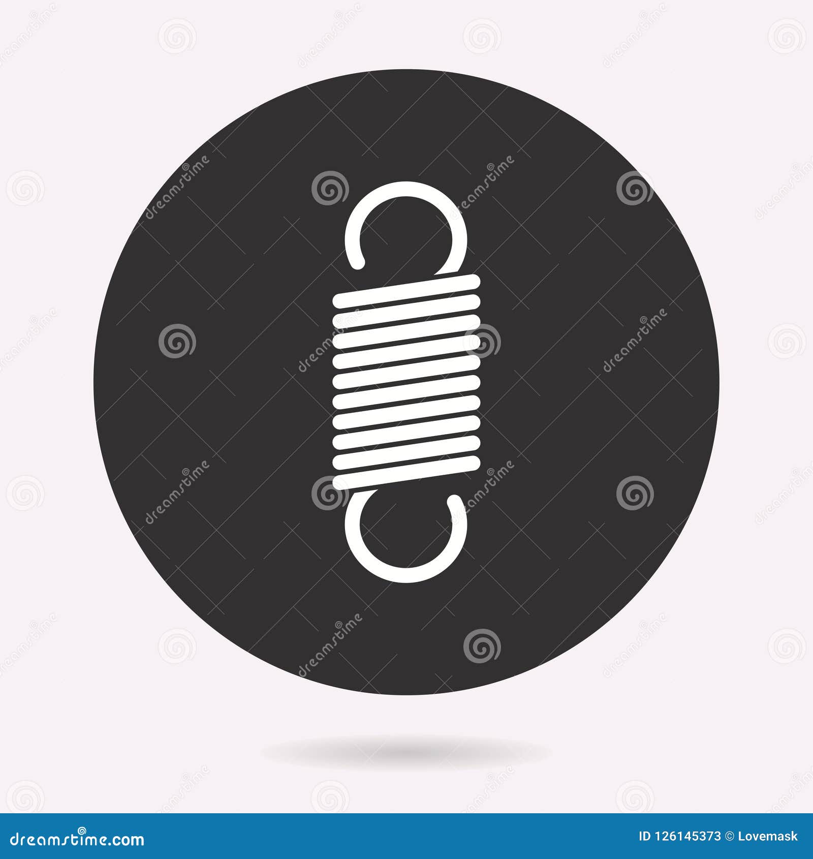 Spring - Vector Icon. Illustration Isolated. Simple Pictogram. Stock ...