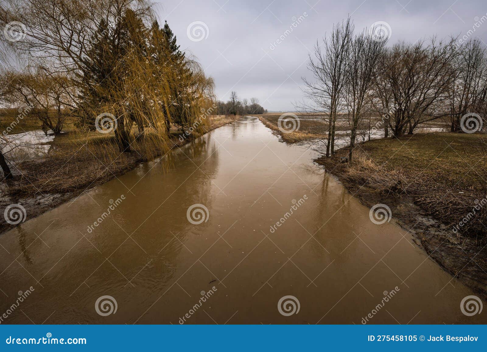 Spring Image of Rural Area in Canada Stock Image - Image of weather ...