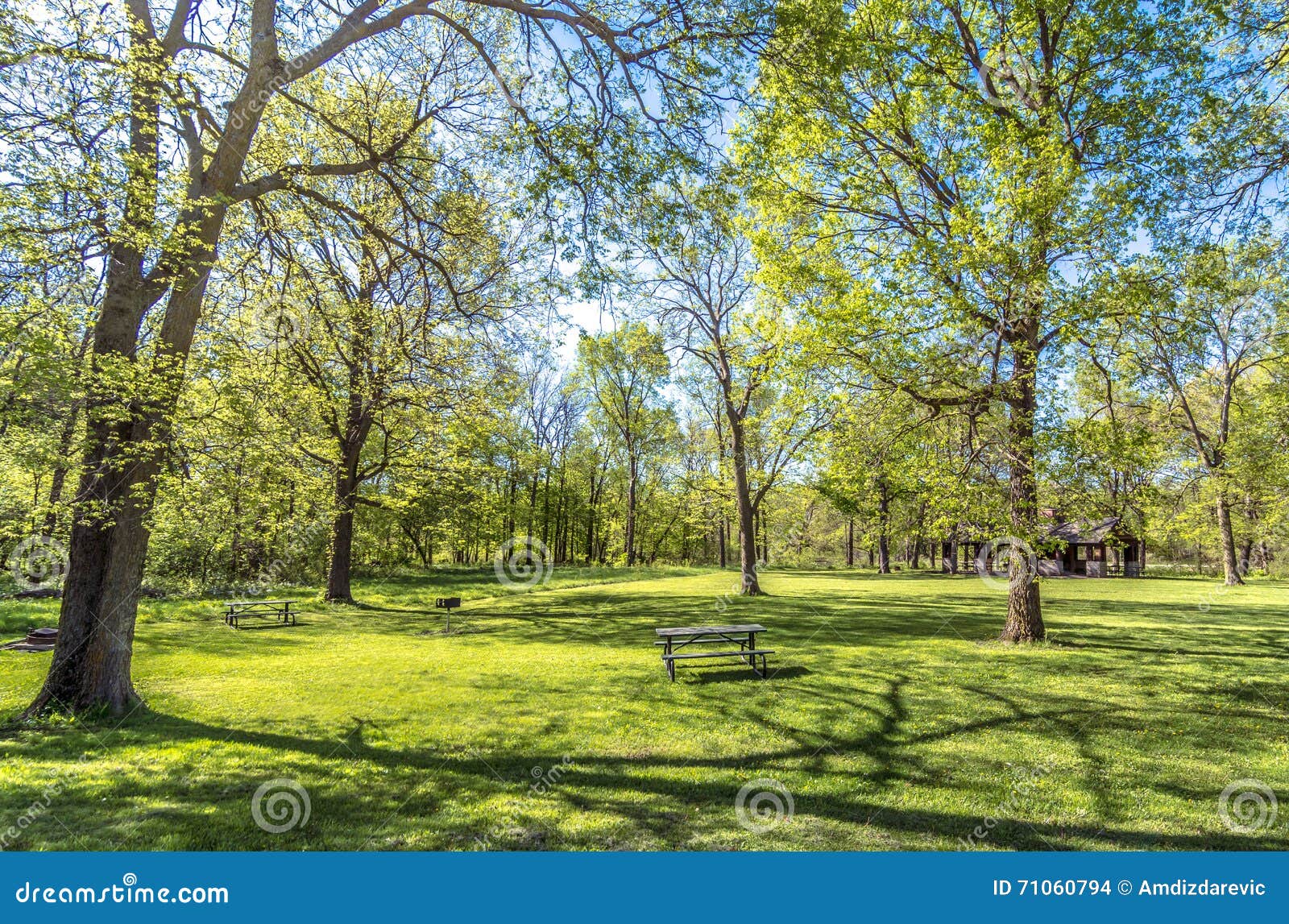 Spring in Iowa stock photo. Image of lawn, blue, midwest - 71060794