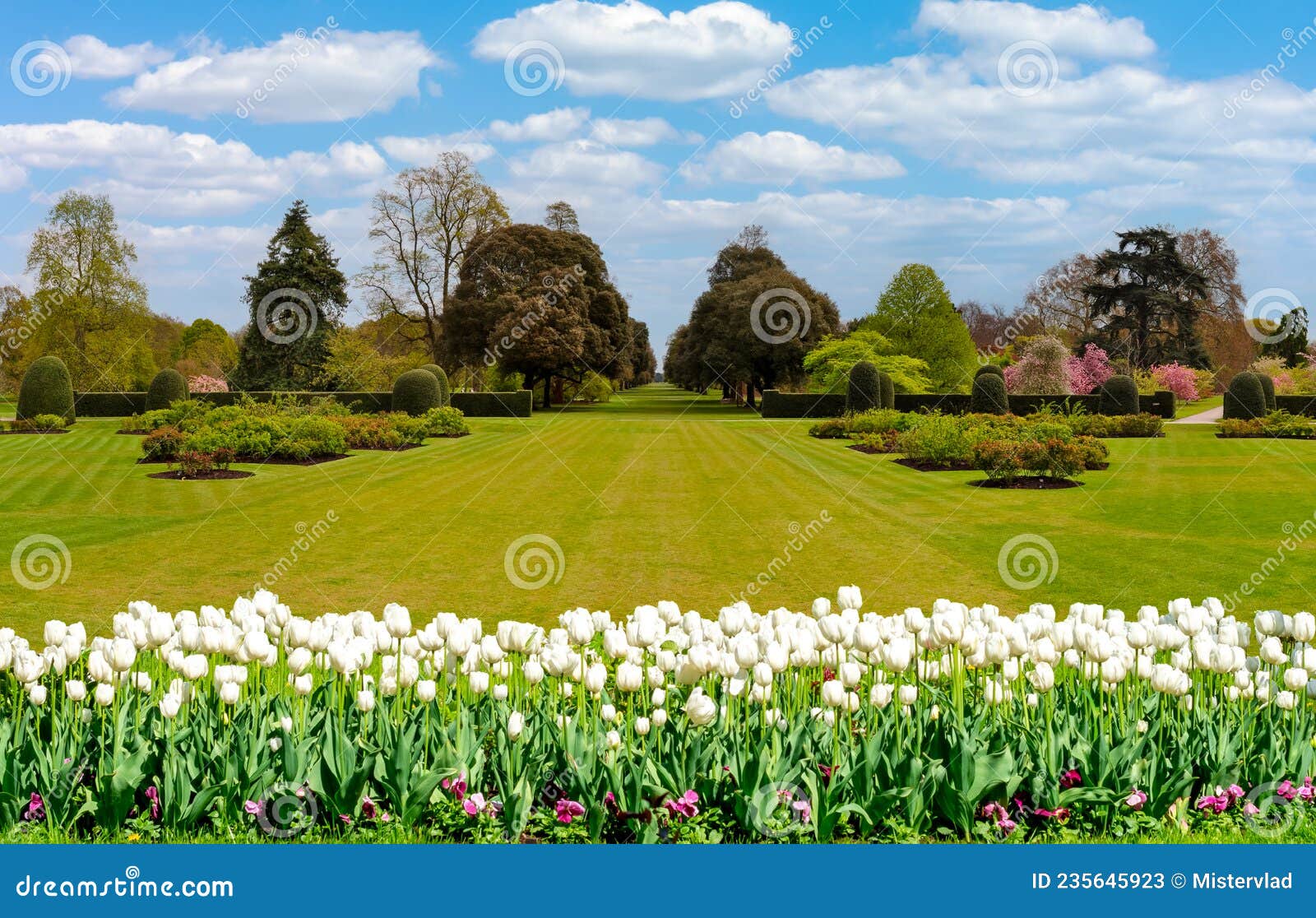 Spring in Kew Botanical Gardens, London, UK Stock Image - Image of ...