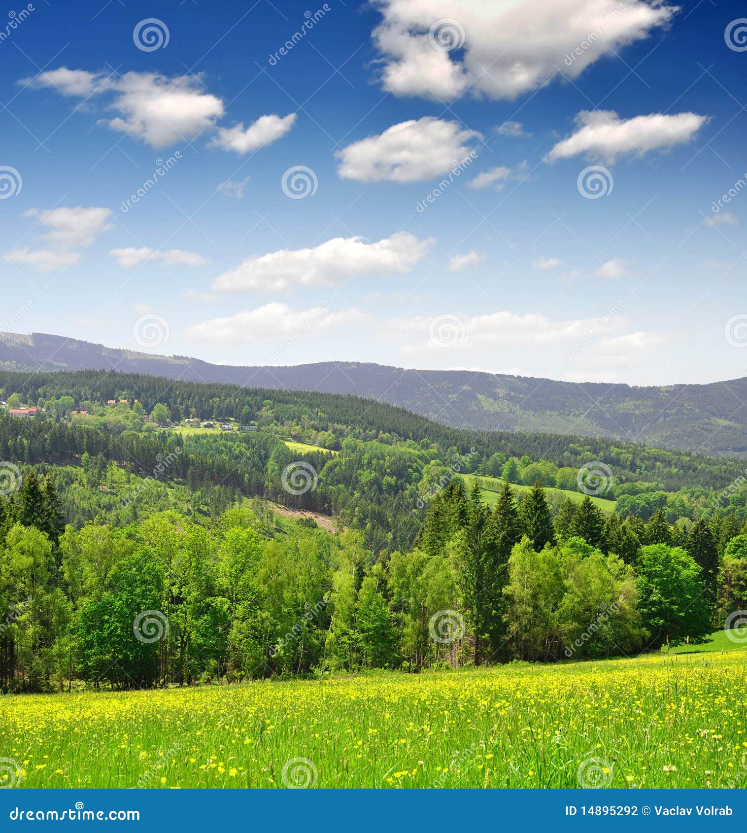 Spring landscape stock photo. Image of scenic, country - 14895292