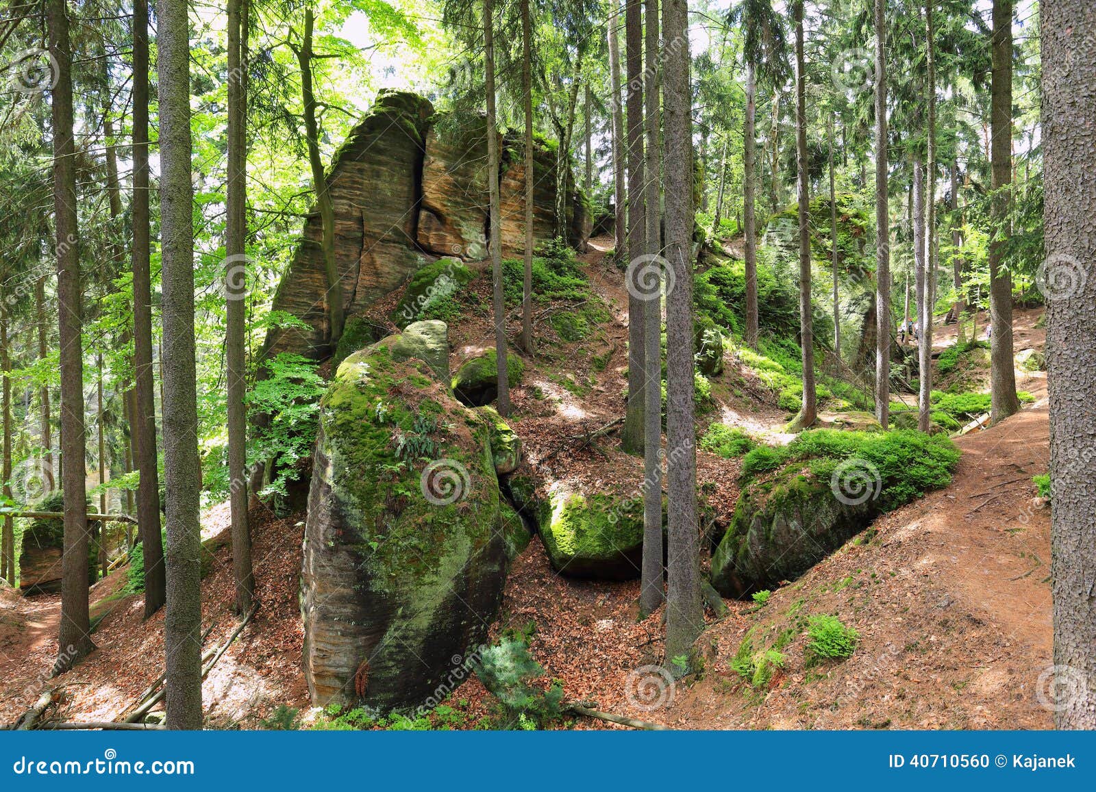 Spring Landscape in Bohemian Paradise, Czech Republic Stock Photo ...