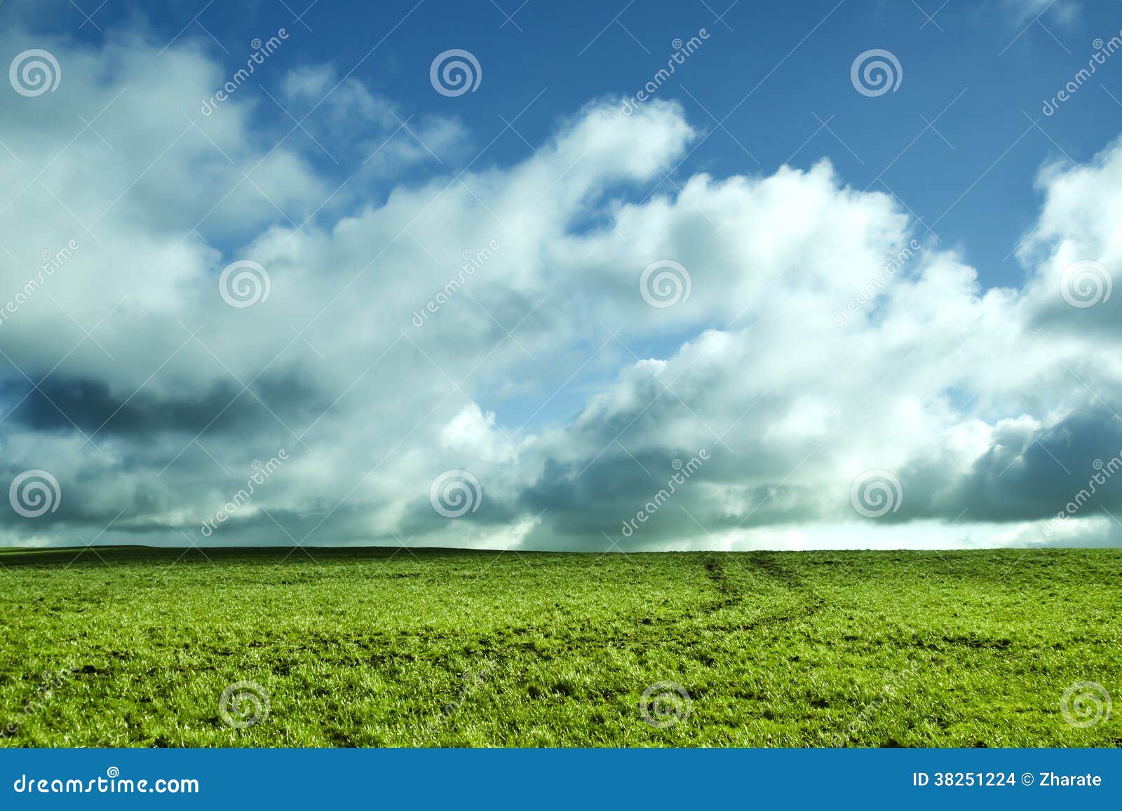 Spring landscape stock photo. Image of horizon, nature - 38251224