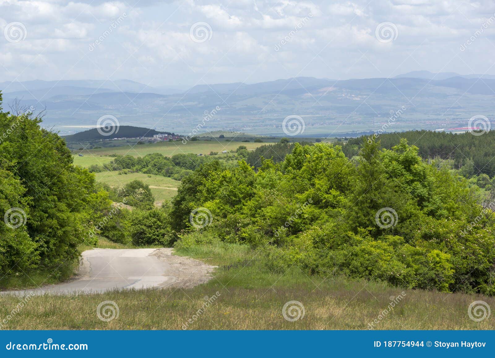 Spring Landscape of Lyulin Mountain, Bulgaria Stock Photo - Image of ...
