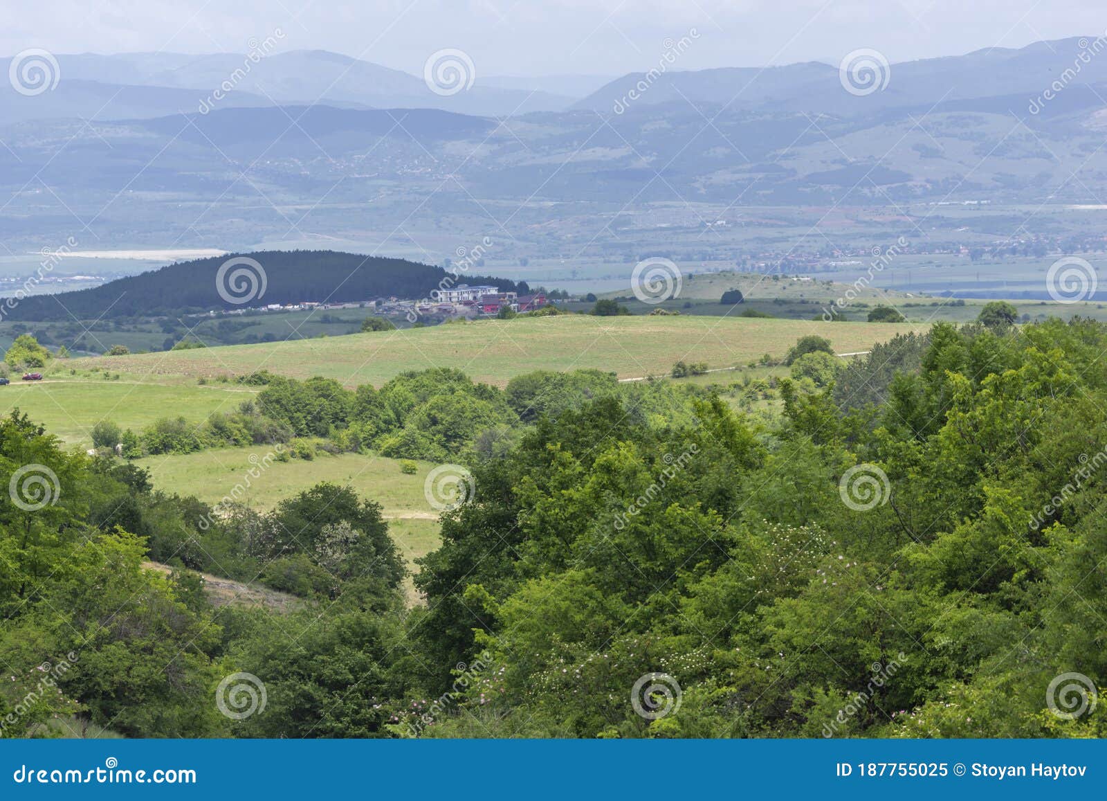 Spring Landscape of Lyulin Mountain, Bulgaria Stock Image - Image of ...