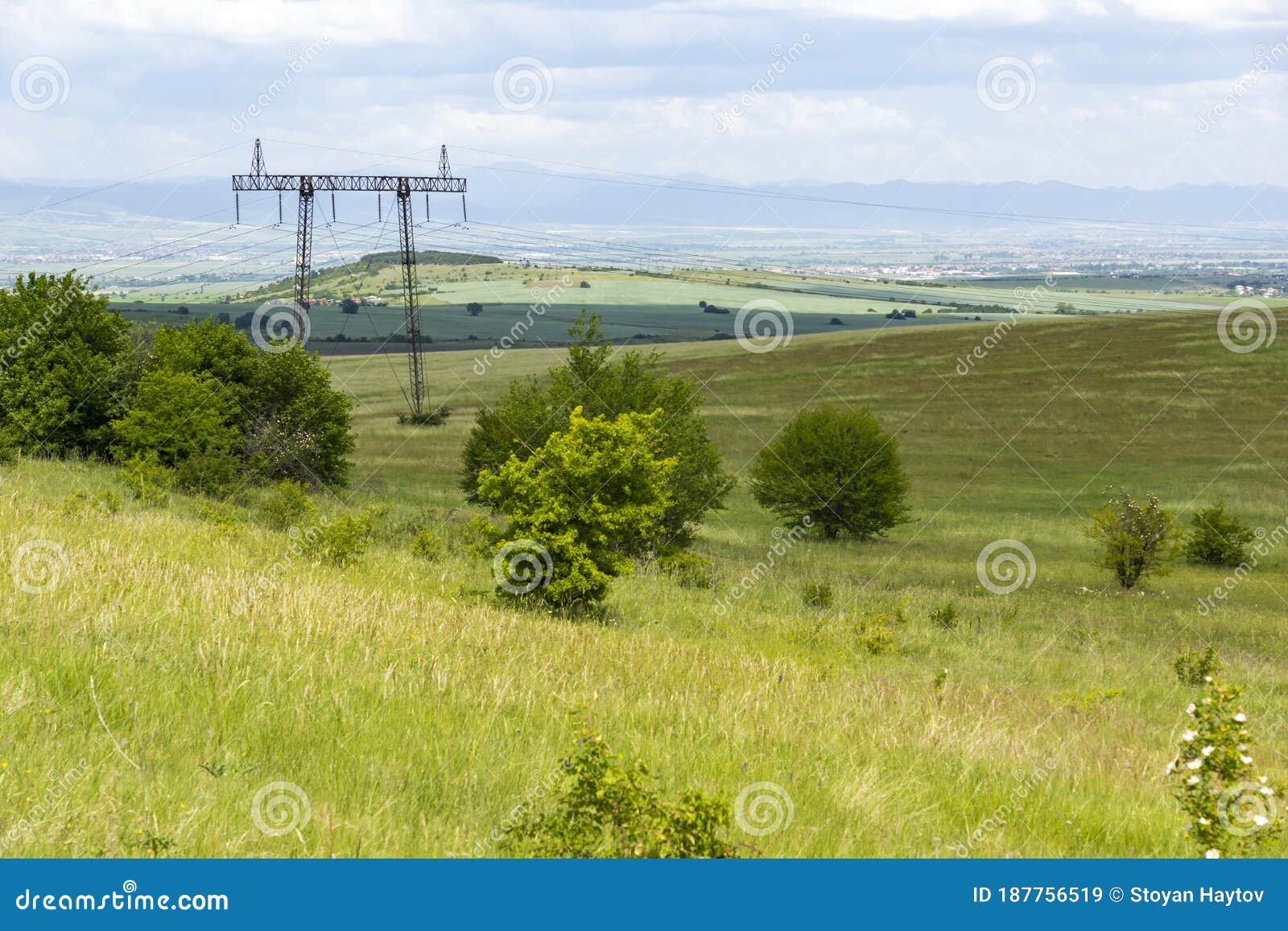 Spring Landscape of Lyulin Mountain, Bulgaria Stock Image - Image of ...