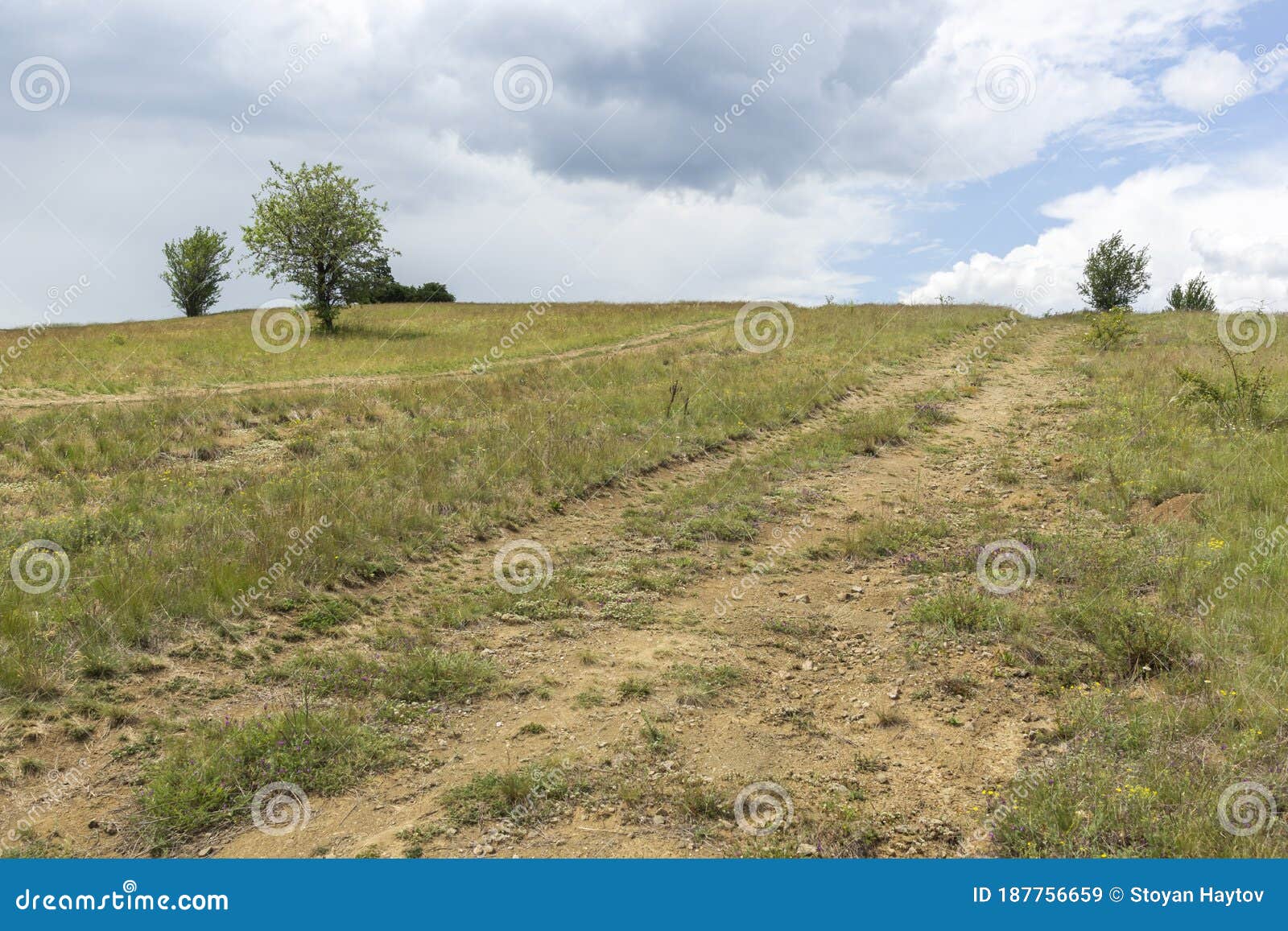 Spring Landscape of Lyulin Mountain, Bulgaria Stock Image - Image of ...