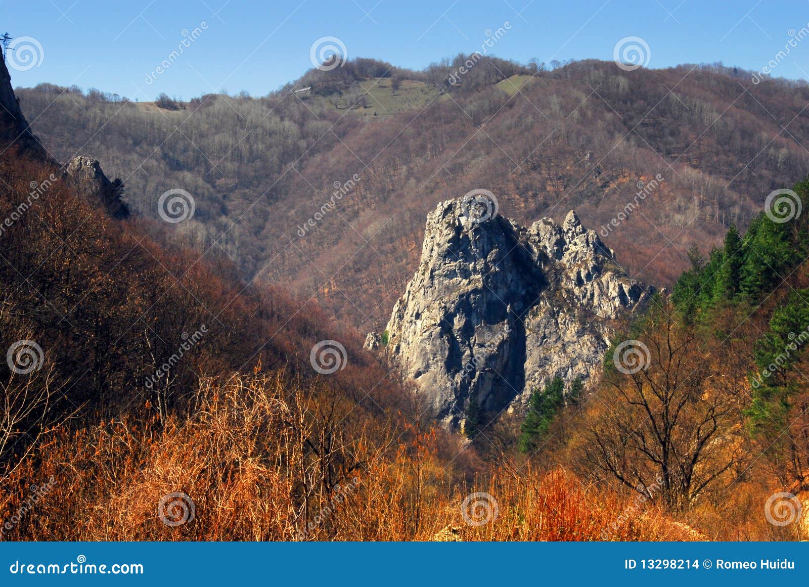 Spring Landscape in the Mountains of Romania Stock Photo - Image of ...