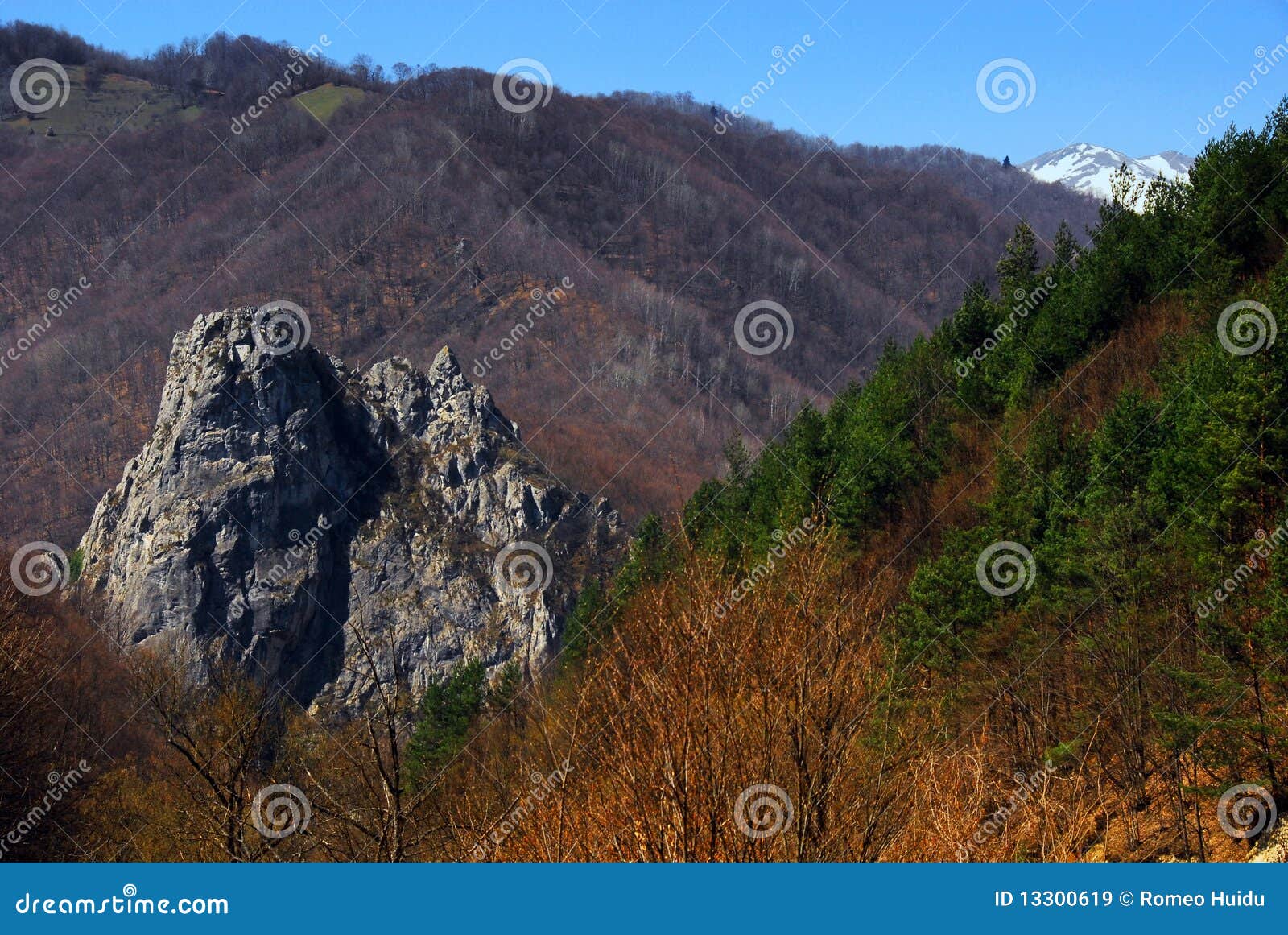 Spring Landscape in the Mountains of Romania Stock Image - Image of ...