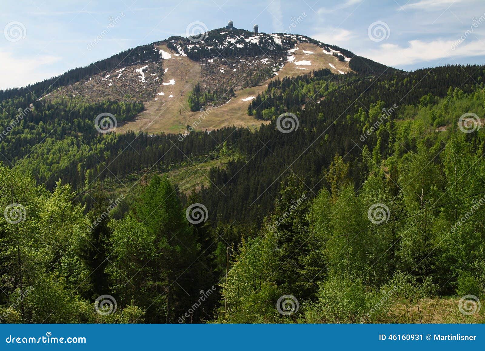 Spring Landscape in the National Park Sumava,Czech Republic Stock Image ...