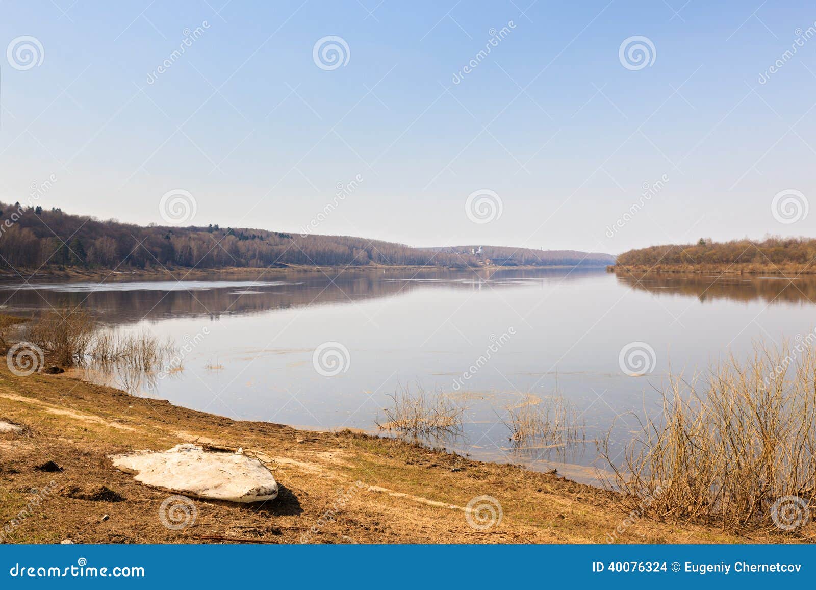 Spring landscape stock photo. Image of melt, travel, russia - 40076324