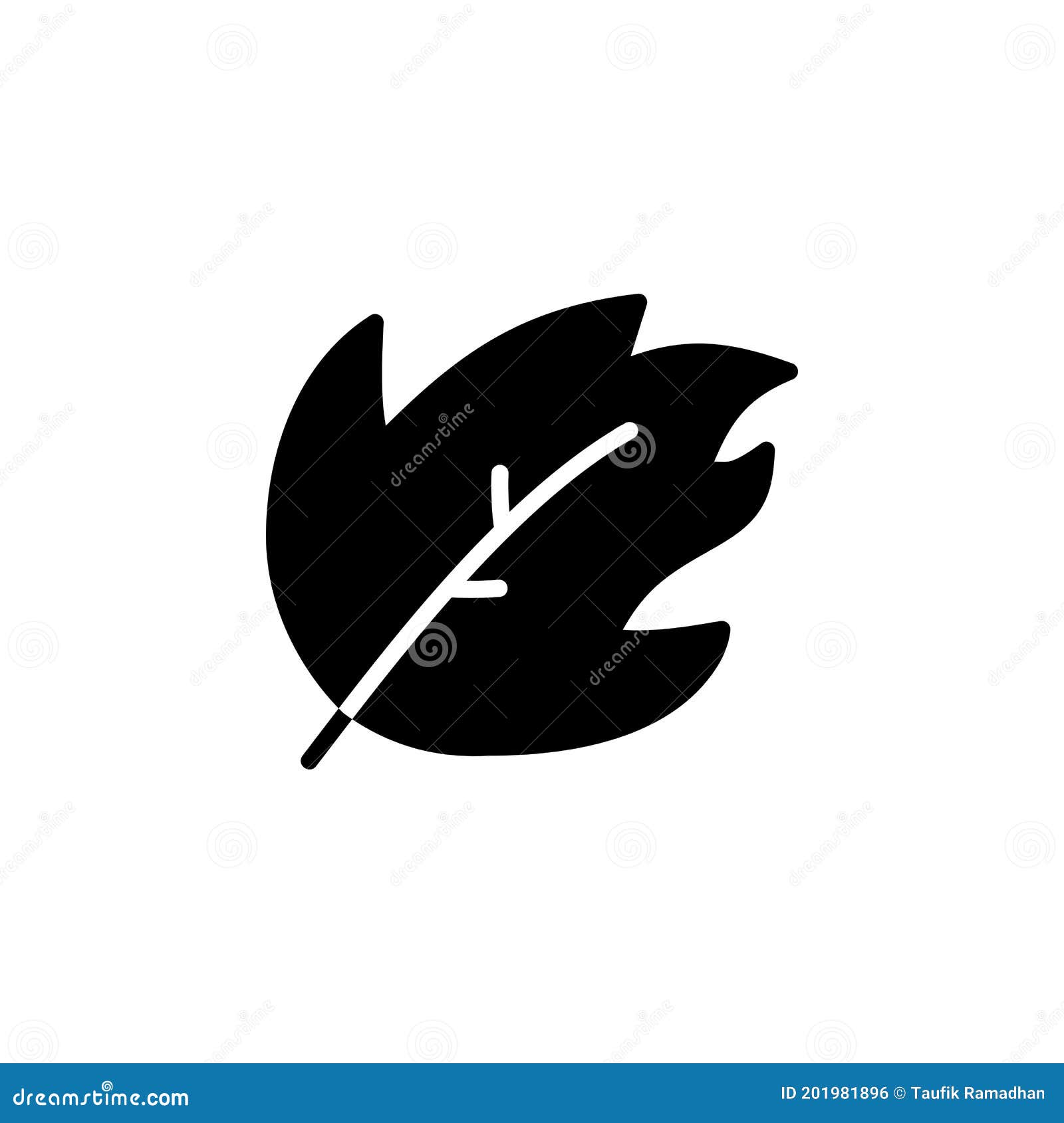 Spring Leaf Icon. Nature Icon Design. Perfect for Logo, Presentation ...