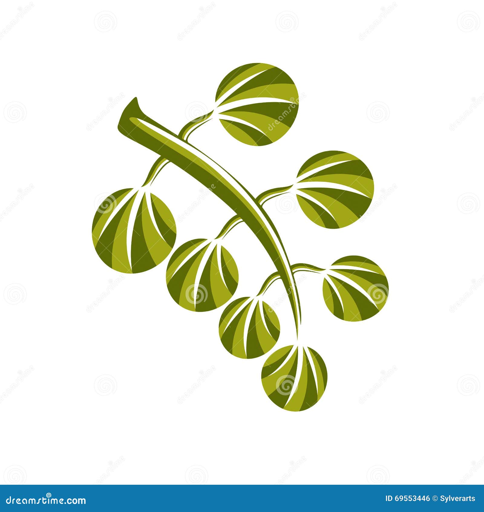 Spring Leaf Simple Vector Icon, Nature and Gardening Theme Illus Stock ...