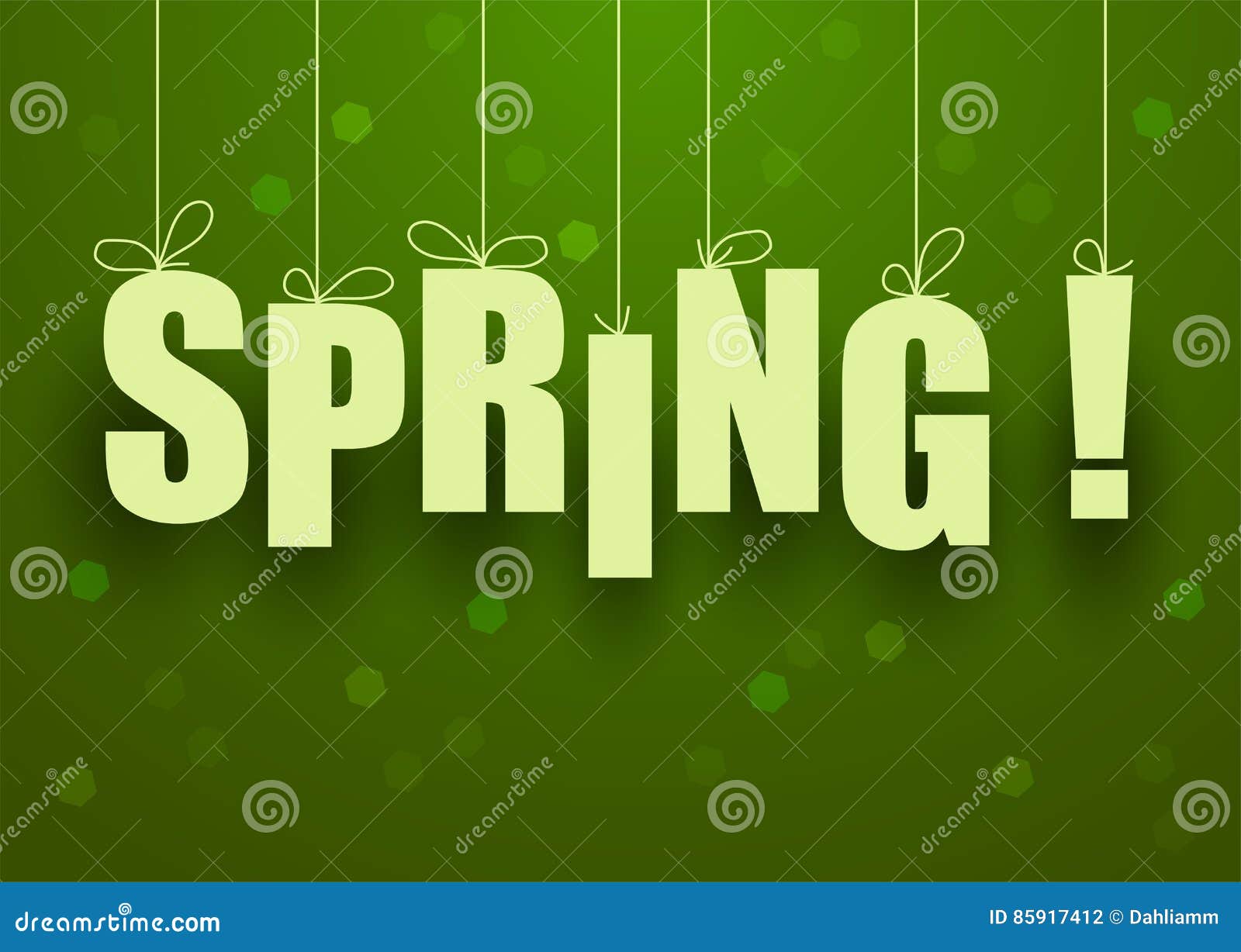 Spring lettering, vector stock vector. Illustration of beautiful - 85917412