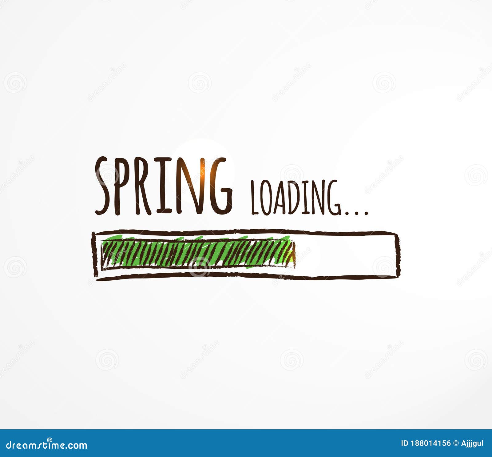 Spring loading stock illustration. Illustration of hand - 188014156
