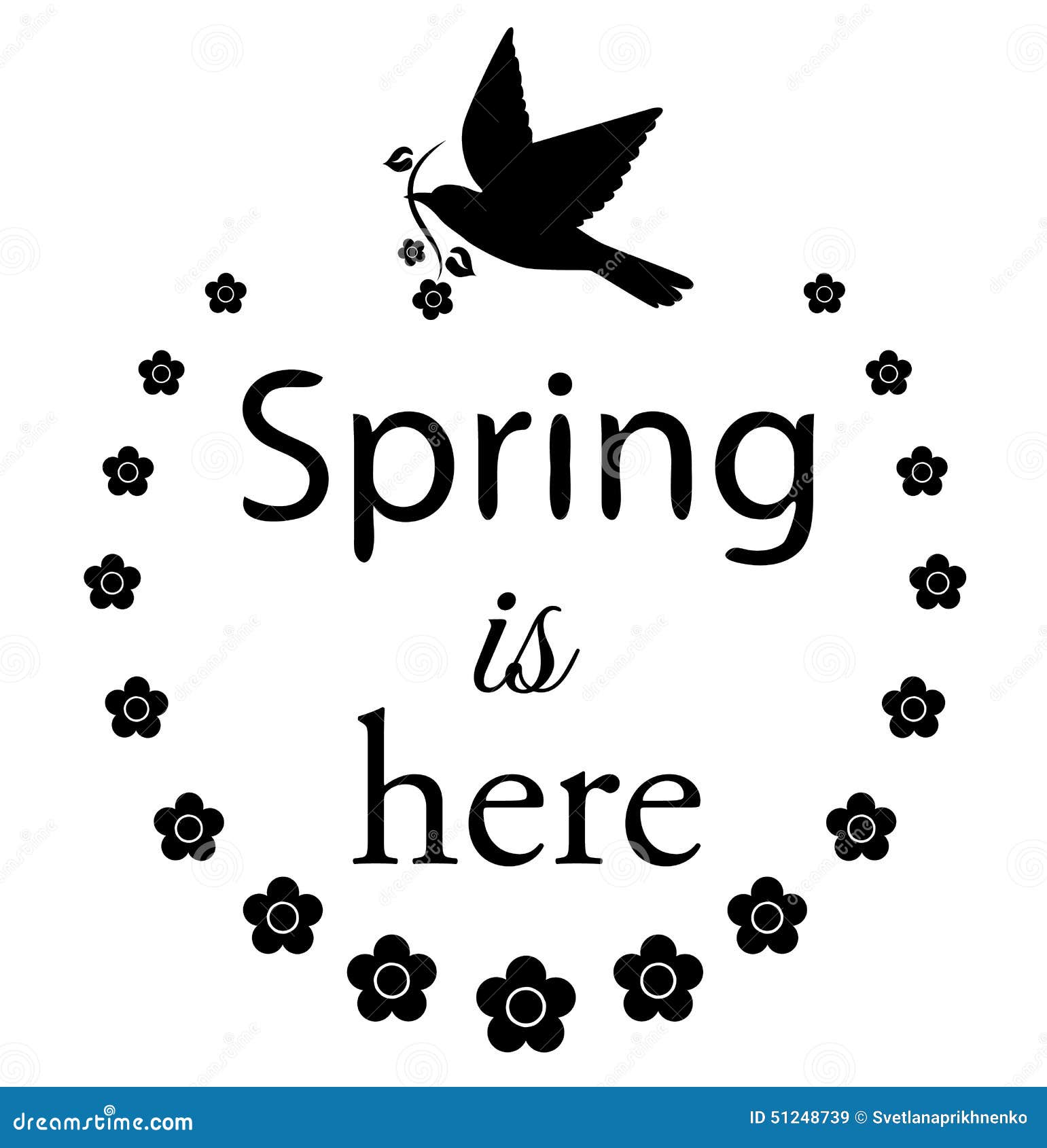 Spring logo stock vector. Illustration of design, floral - 51248739