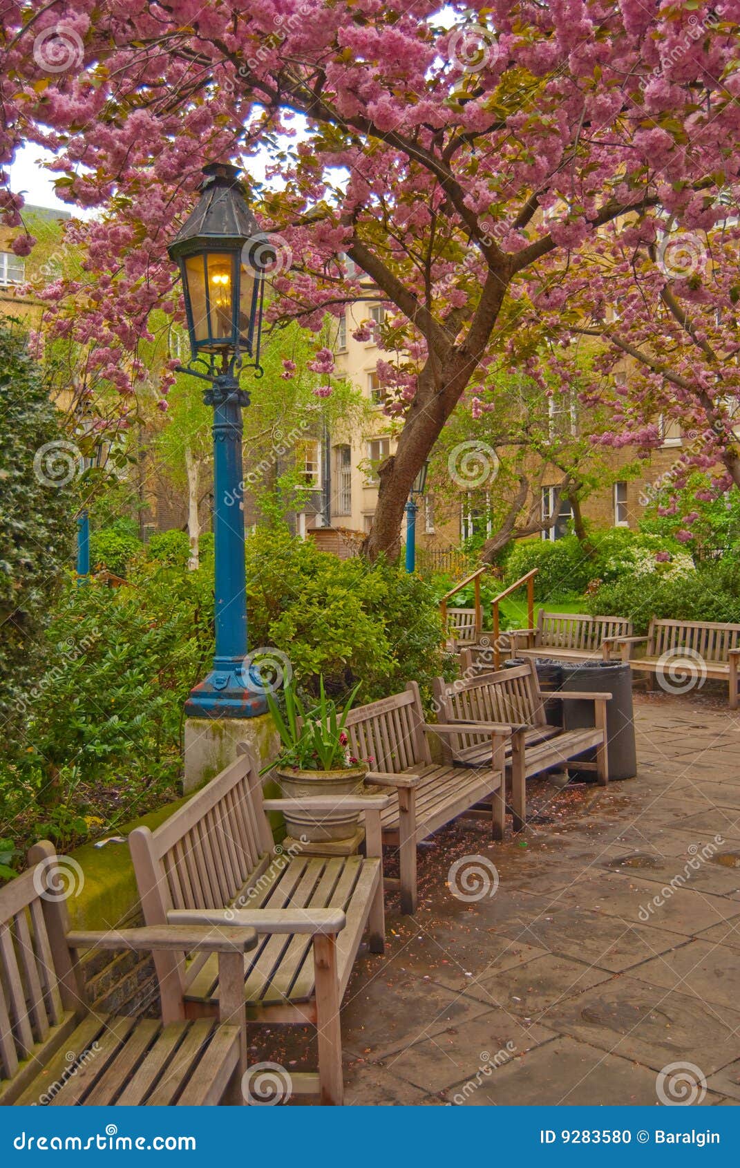 Spring London stock photo. Image of estate, english, london - 9283580