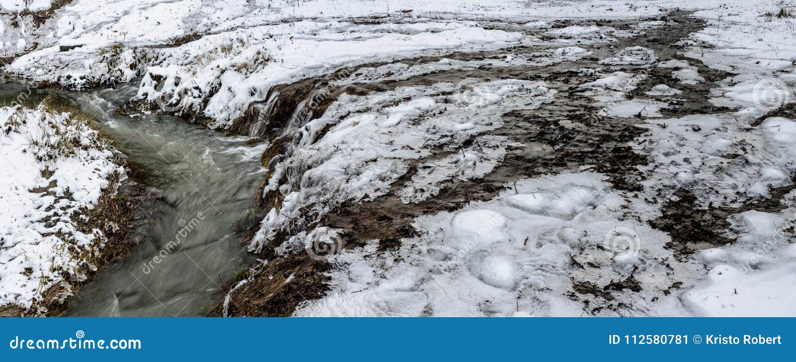 Spring Melting of Ice, Springtime Thaw. Stock Image - Image of spring ...