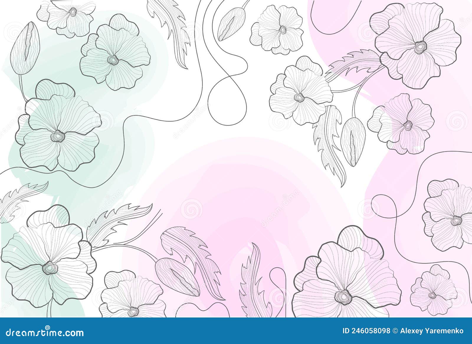 Spring Minimalistic Background Stock Vector - Illustration of ...