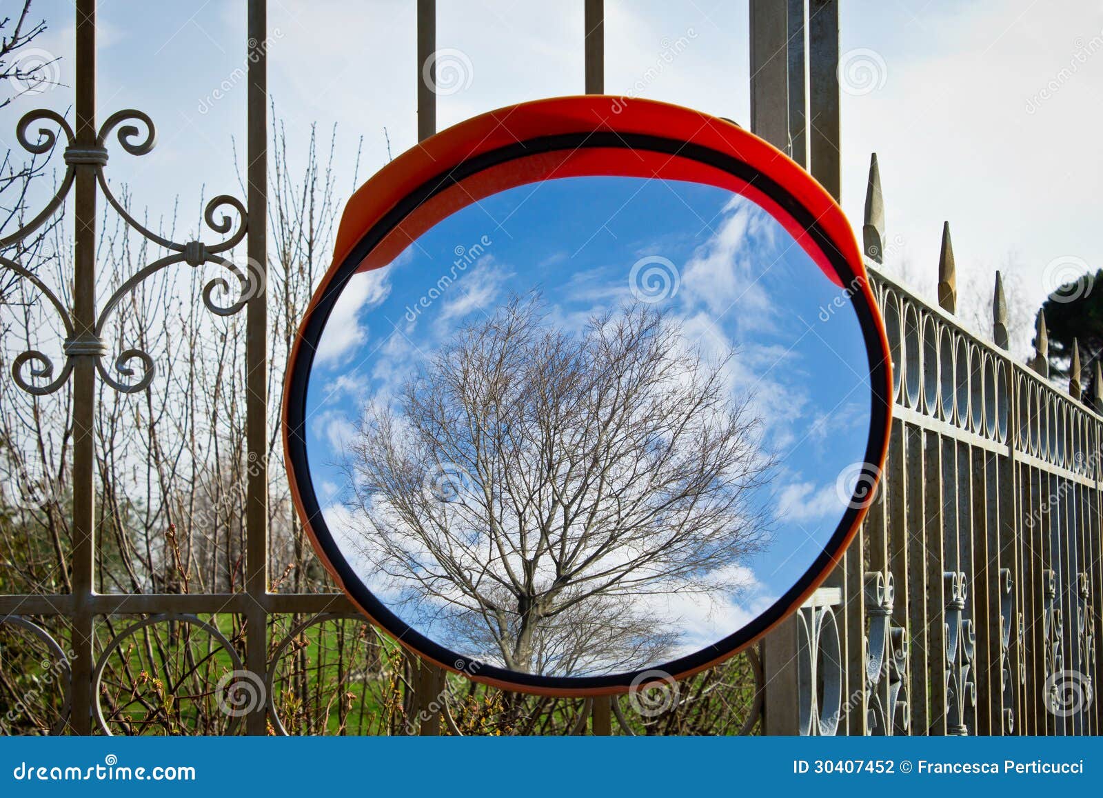 Spring in the mirror stock photo. Image of landscape - 30407452