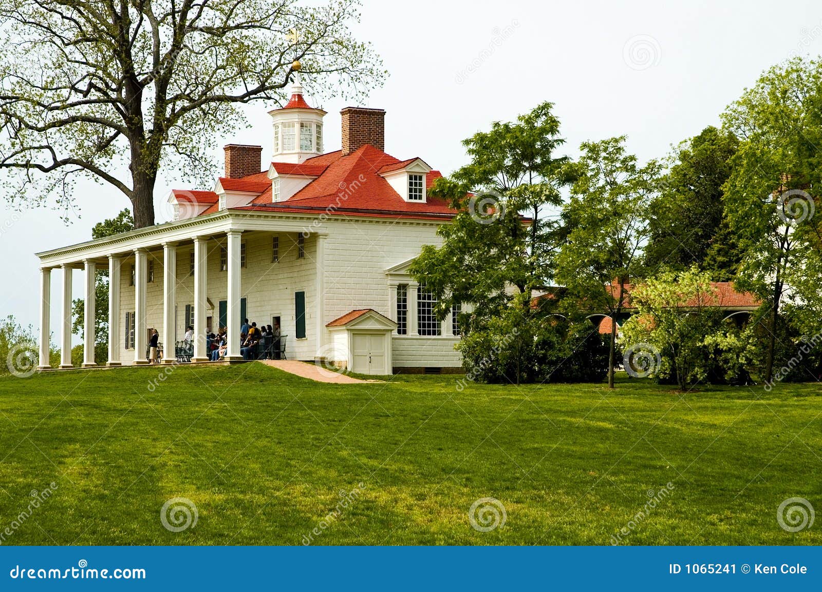Spring - Mount Vernon, Virginia Stock Image - Image of history ...
